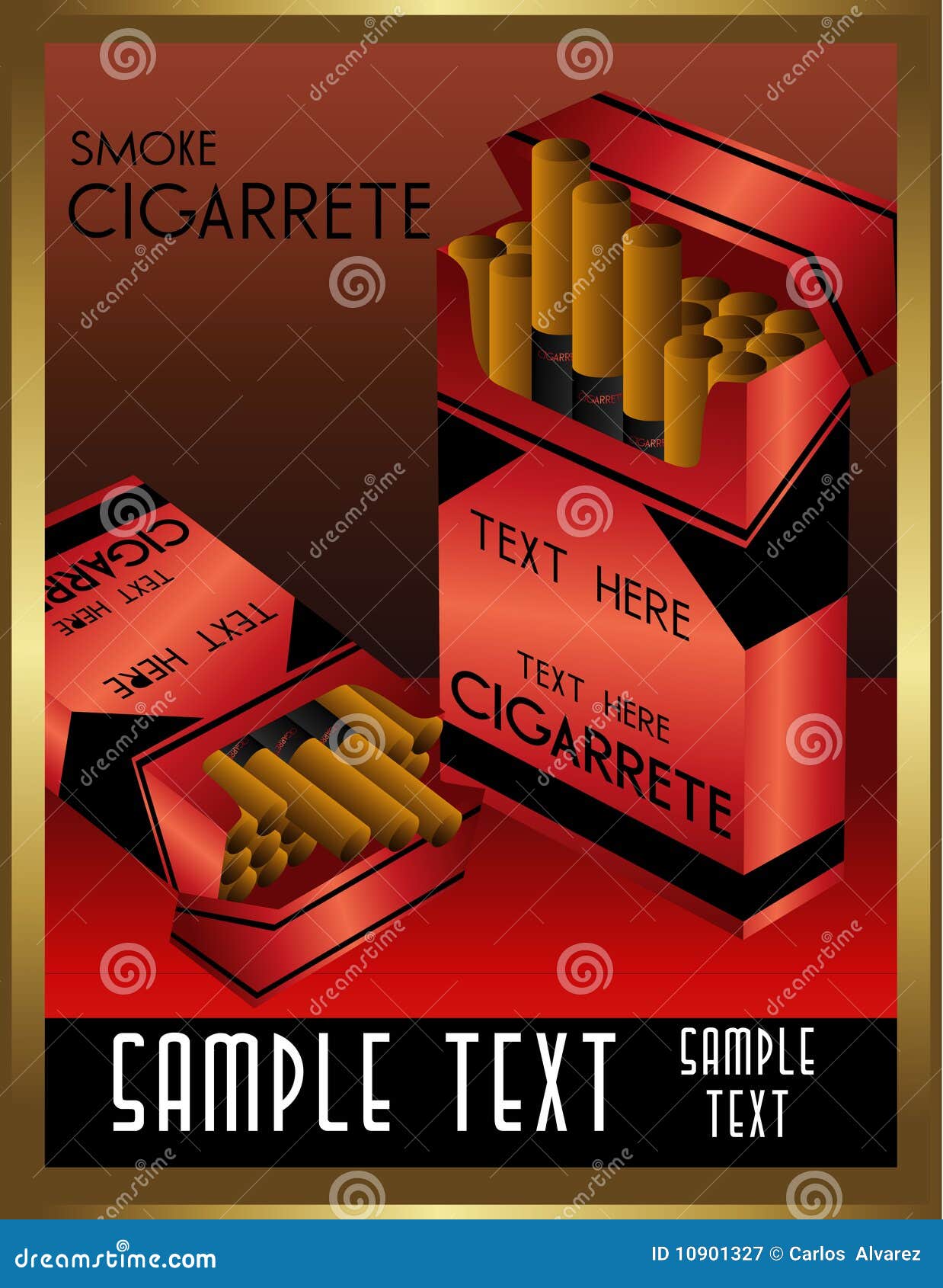 Art deco cigarrete vector stock vector. Illustration of classic - 10901327