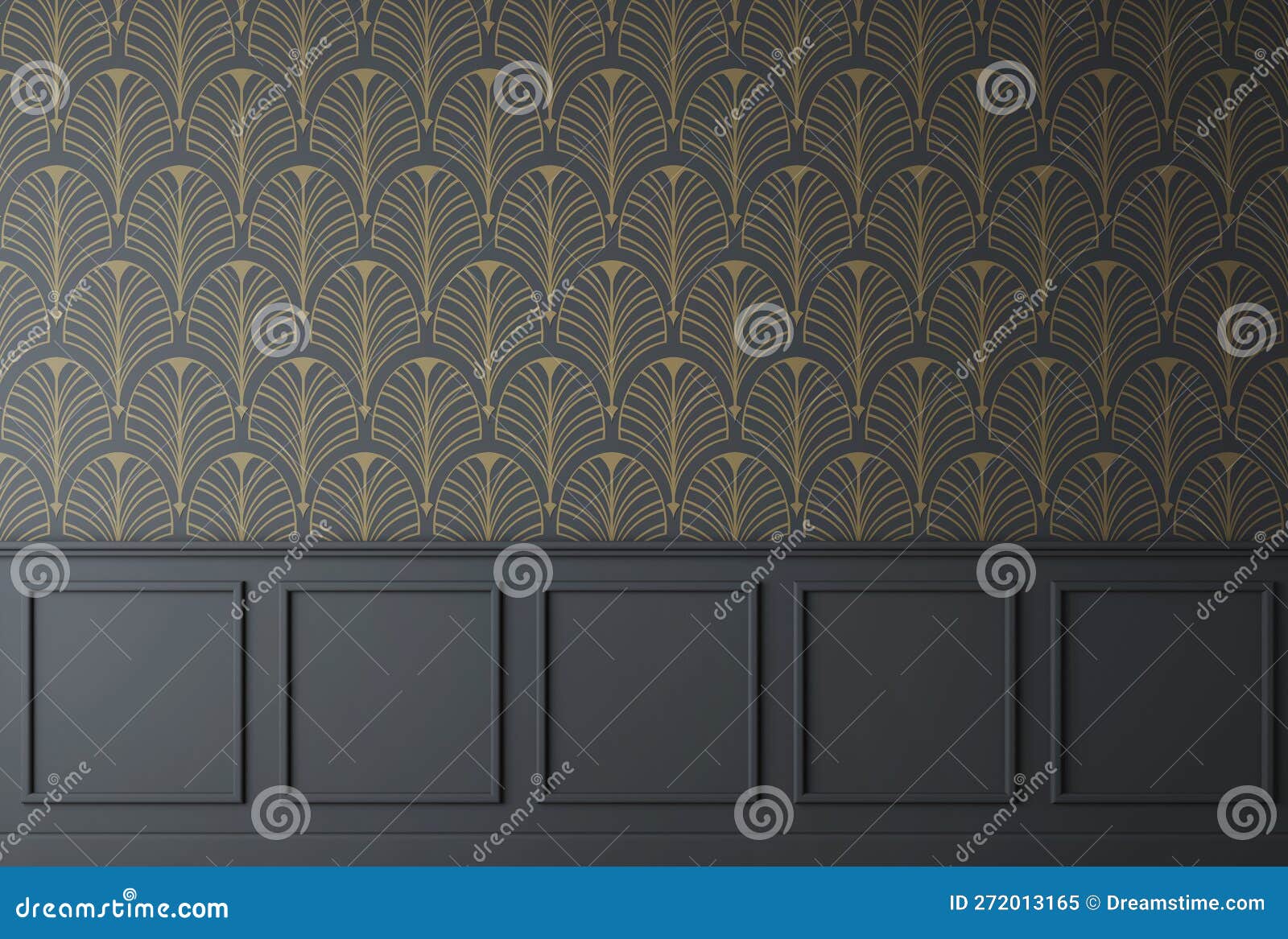 Art Deco Classic Style Pattern Background Stock Illustration ...