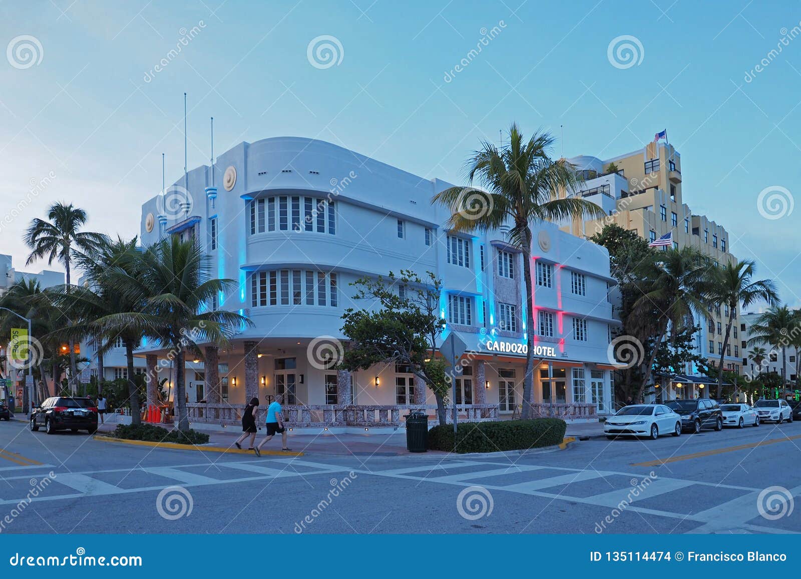 Art Deco District in Miami Beach, Florida. Editorial Stock Image ... Art Deco District in Miami Beach, Florida. Editorial Stock Image ...