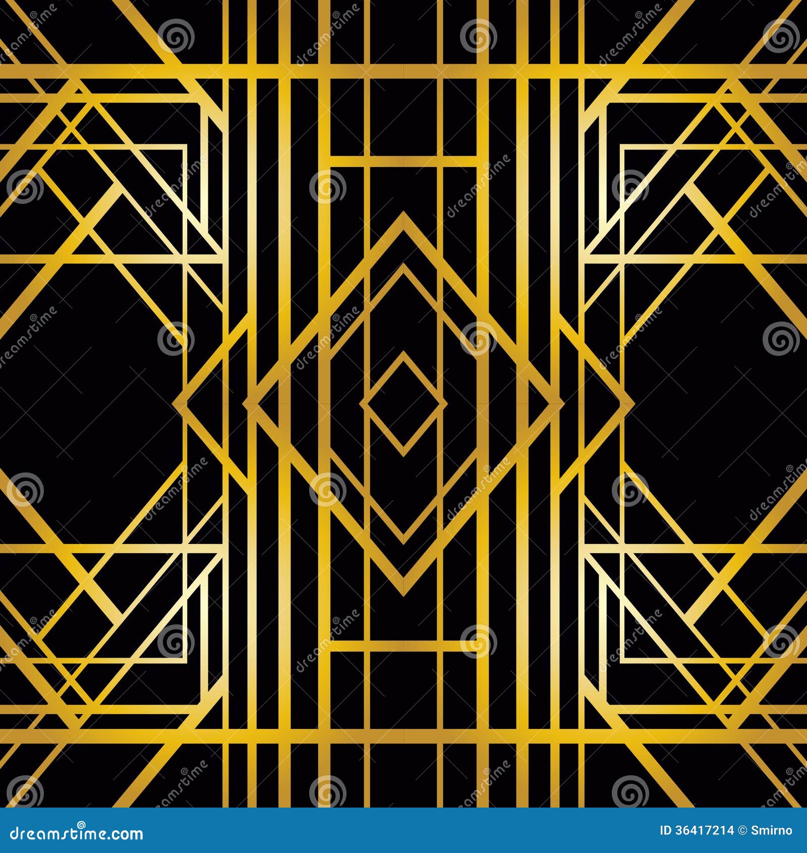 Art deco geometric pattern stock vector. Illustration of geometry ...