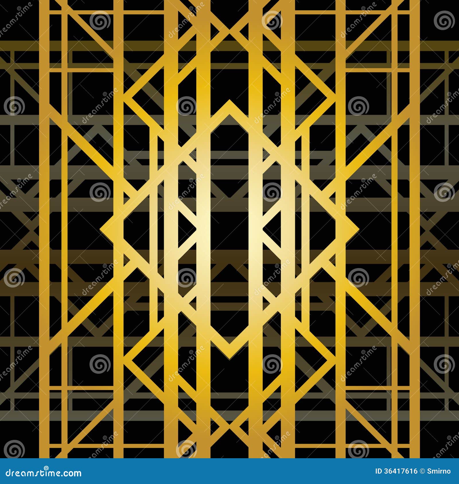 Art deco geometric pattern stock vector. Illustration of decorative ...