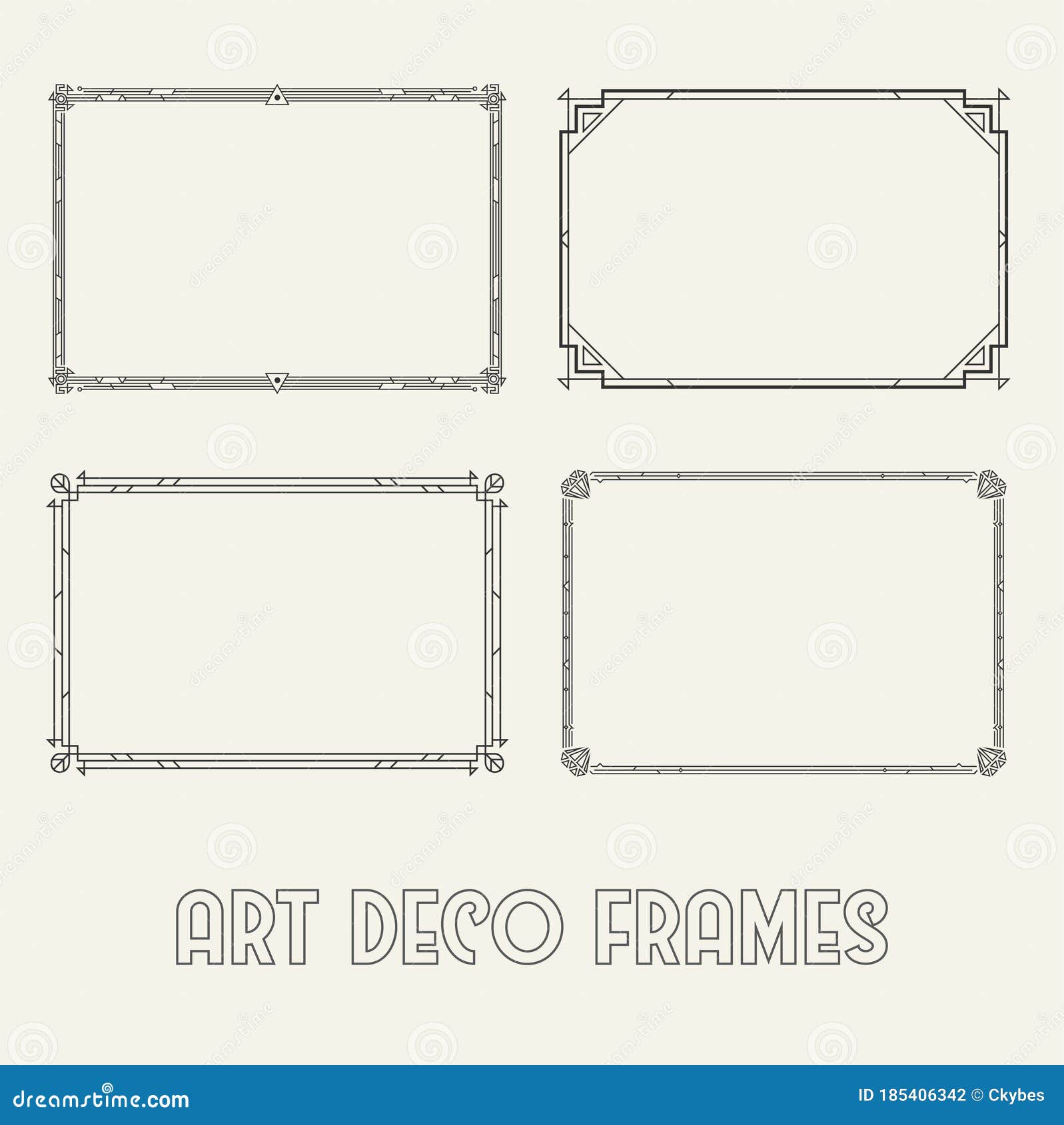 Gatsby Border Vector