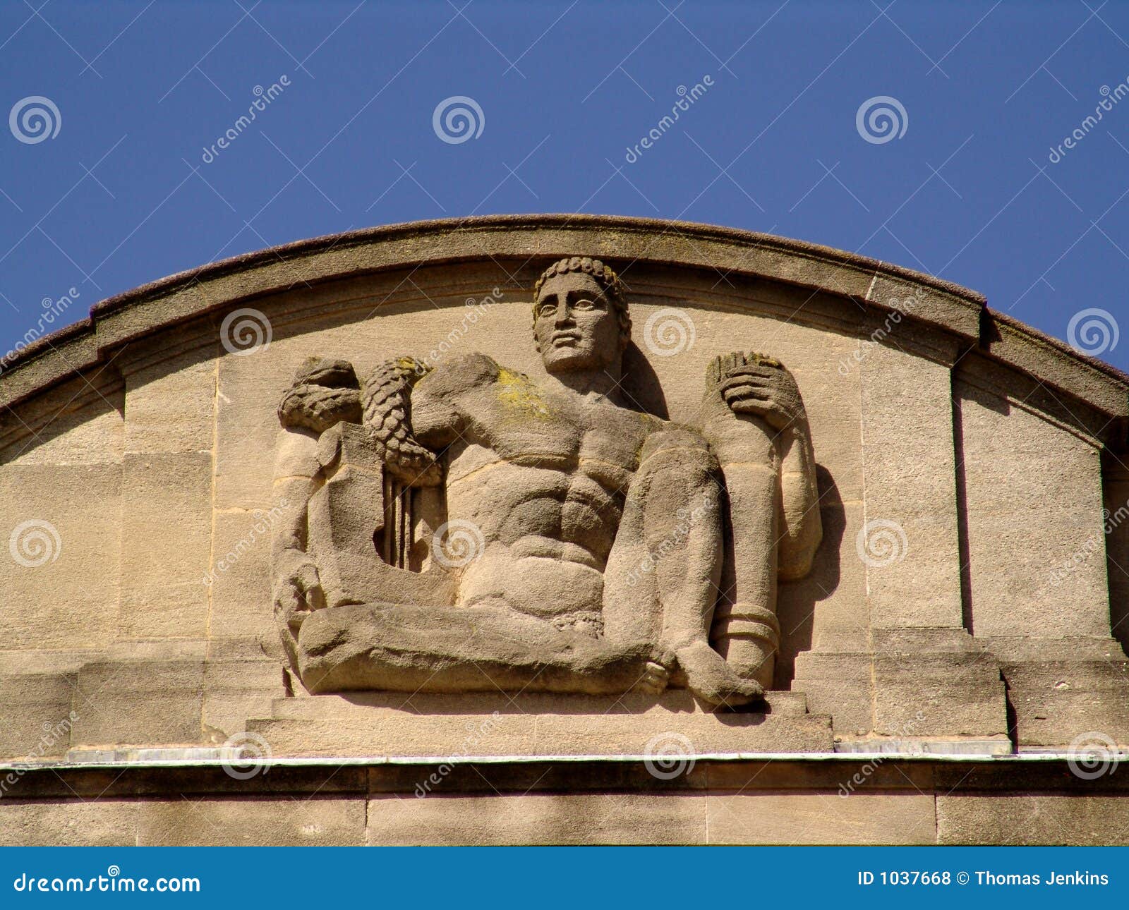 Art deco man sculpture stock photo. Image of muscular - 1037668