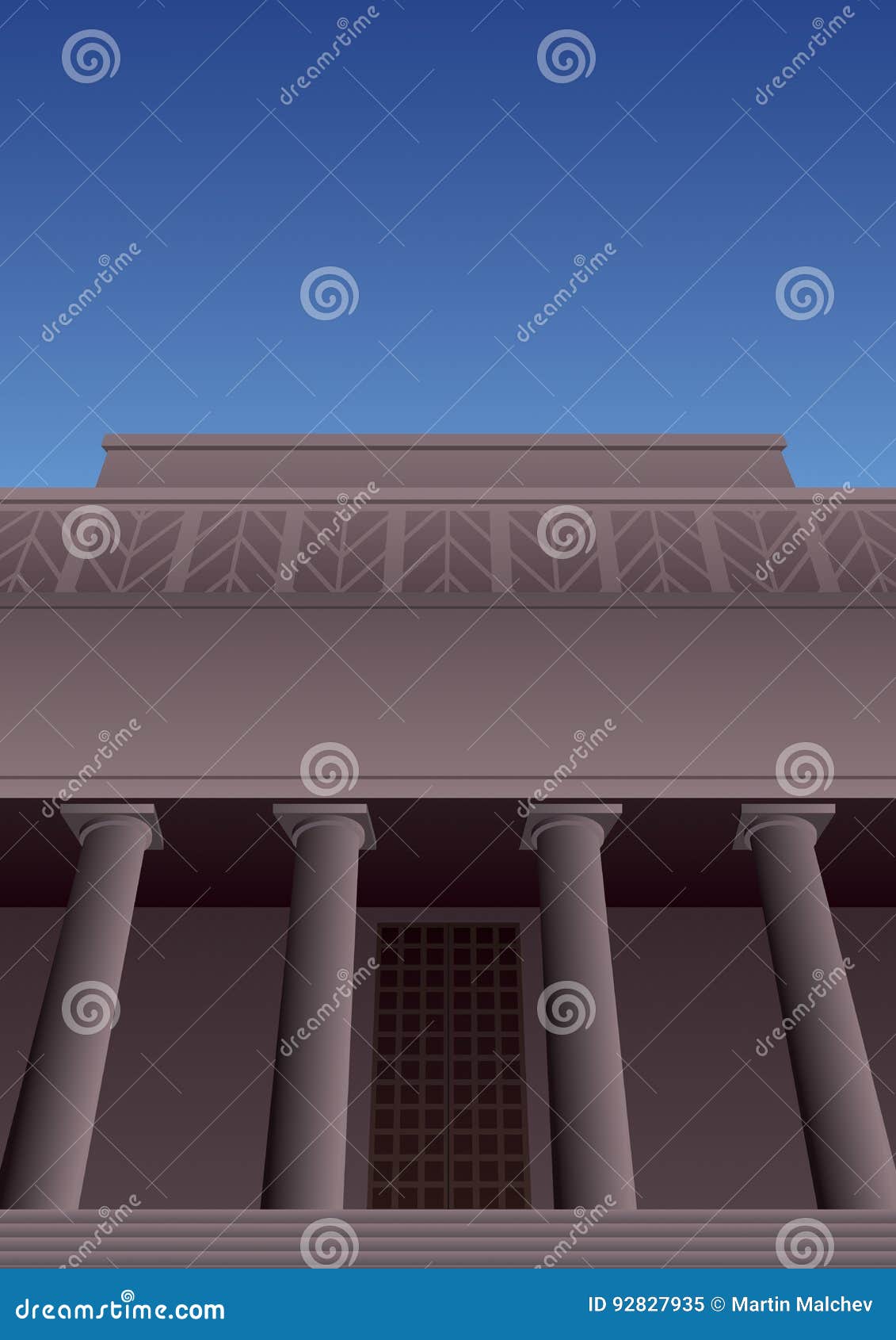 Art Deco Museum 3 stock vector. Illustration of poster - 92827935