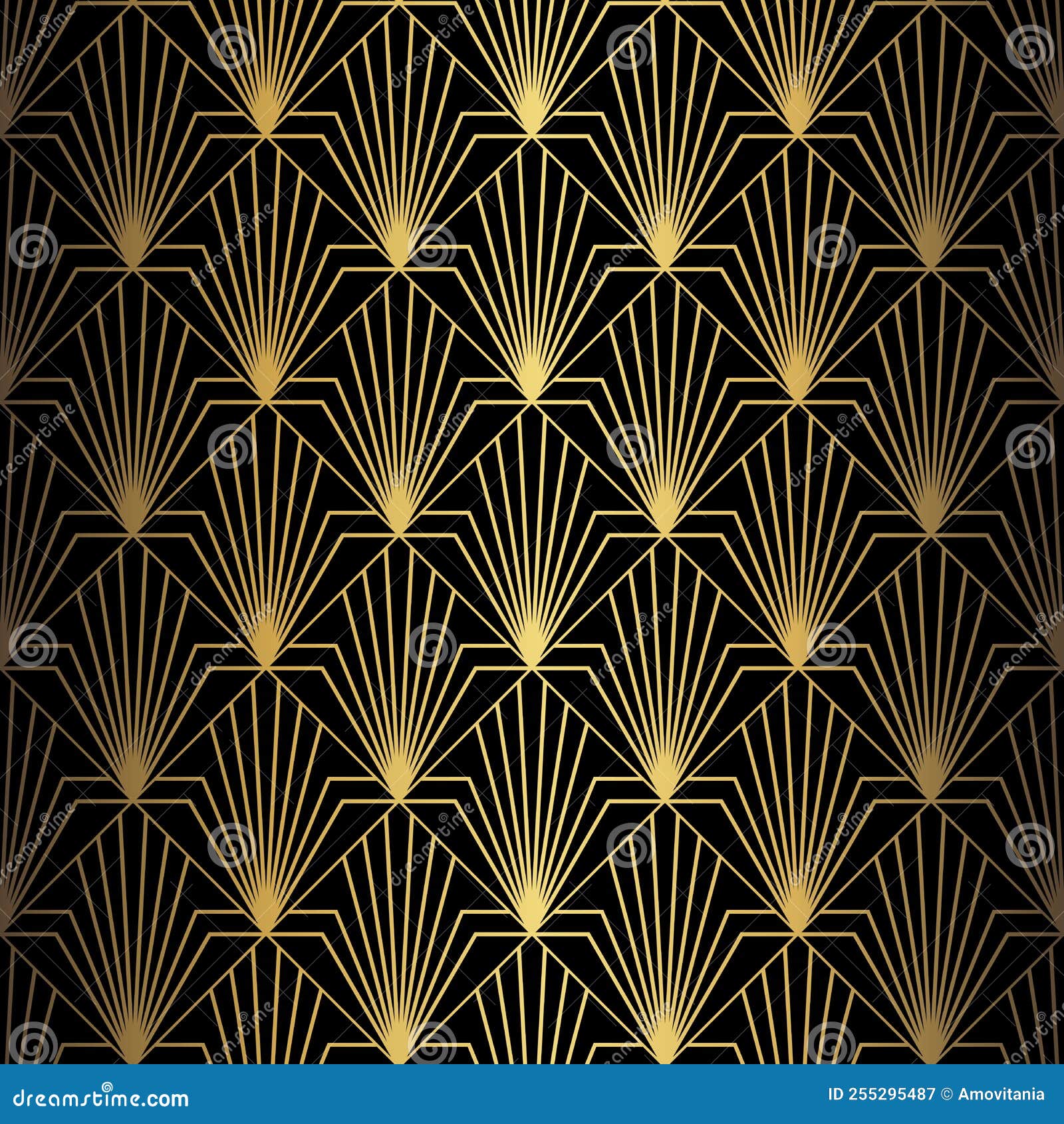 Art Deco Pattern. Vector Background in 1920s Style Stock Vector ...