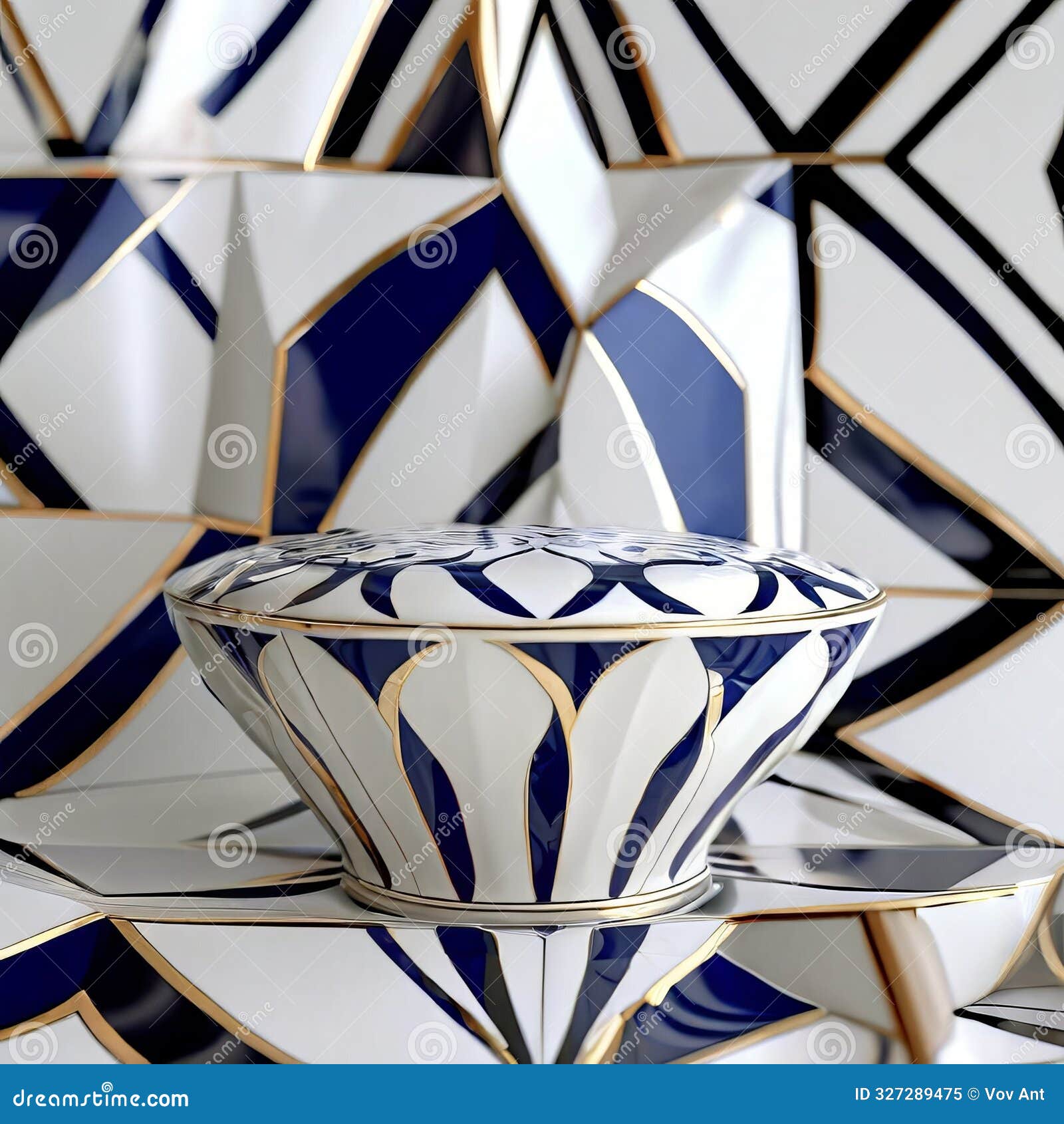 Art Deco Porcelain Porcelain Influenced By The Art Dec Royalty-Free ...
