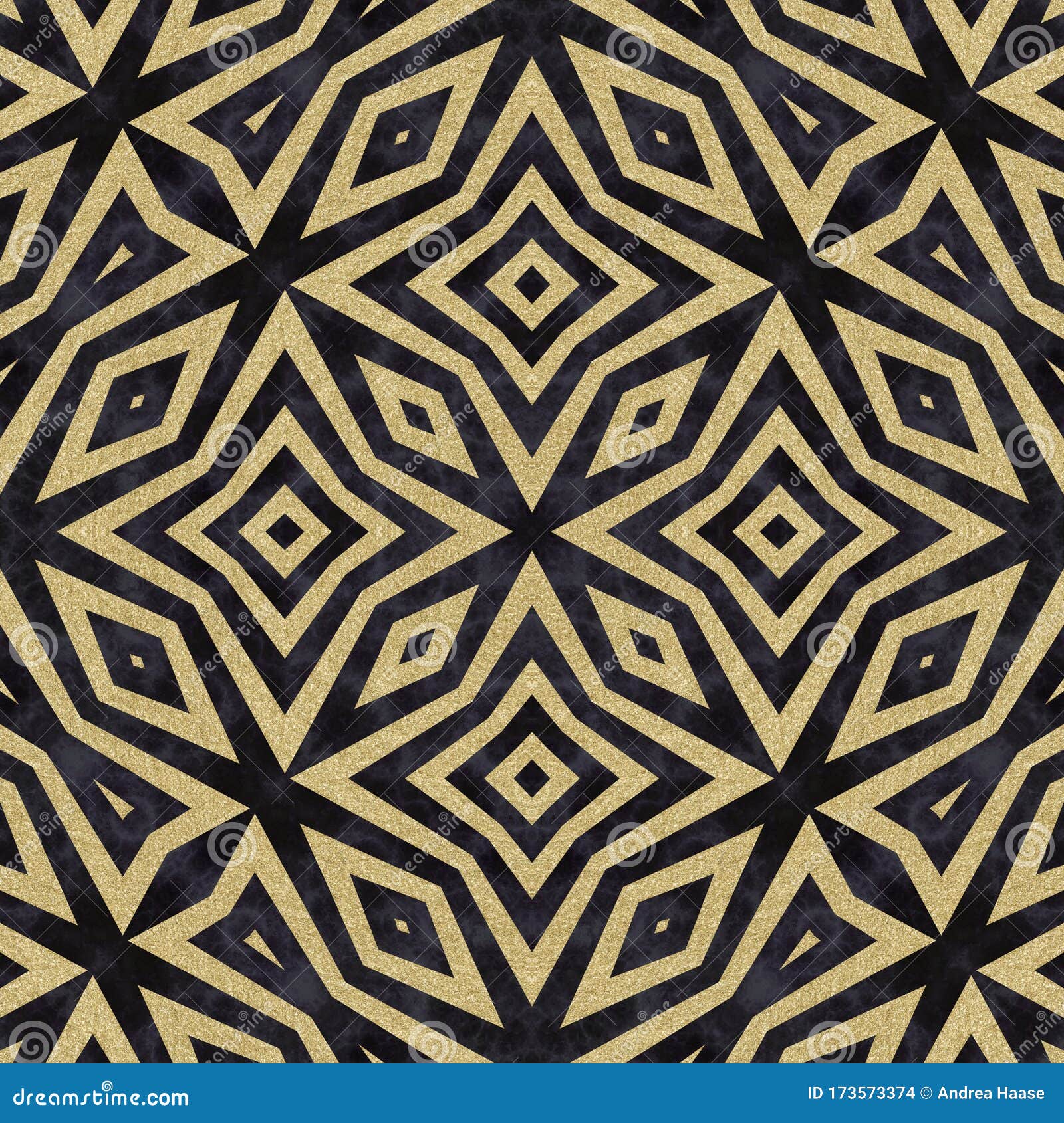 Art Deco Seamless Repeating Pattern Stock Illustration - Illustration ...