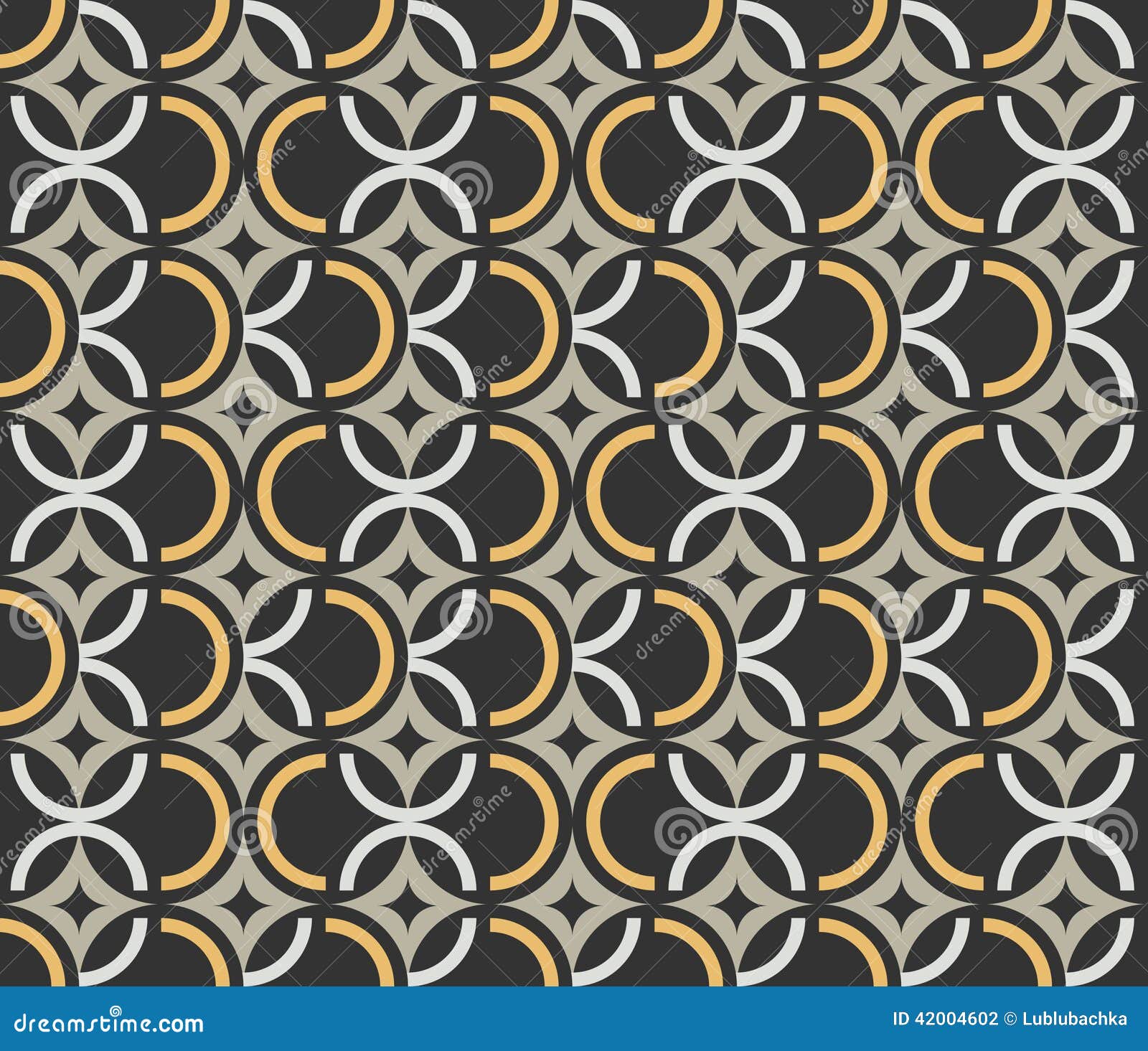 Art Deco Seamless Vintage Wallpaper Pattern Stock Vector - Illustration ...