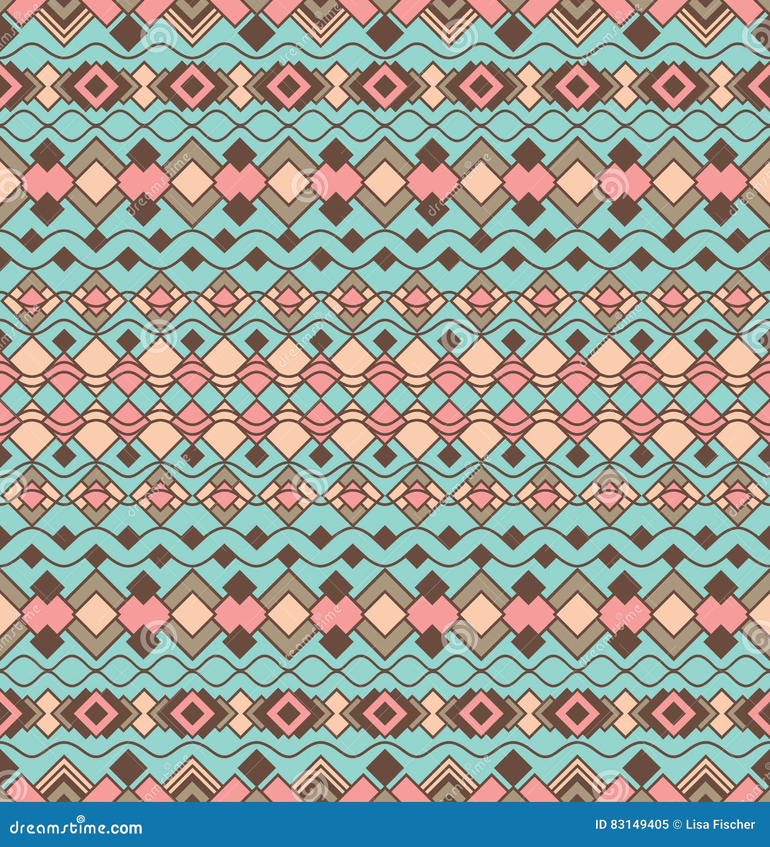 Art Deco Shapes Pattern 1 stock vector. Illustration of deco - 83149405