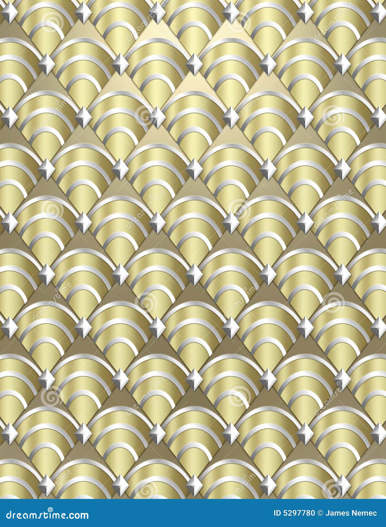 Art Deco shell Background stock illustration. Illustration of ...