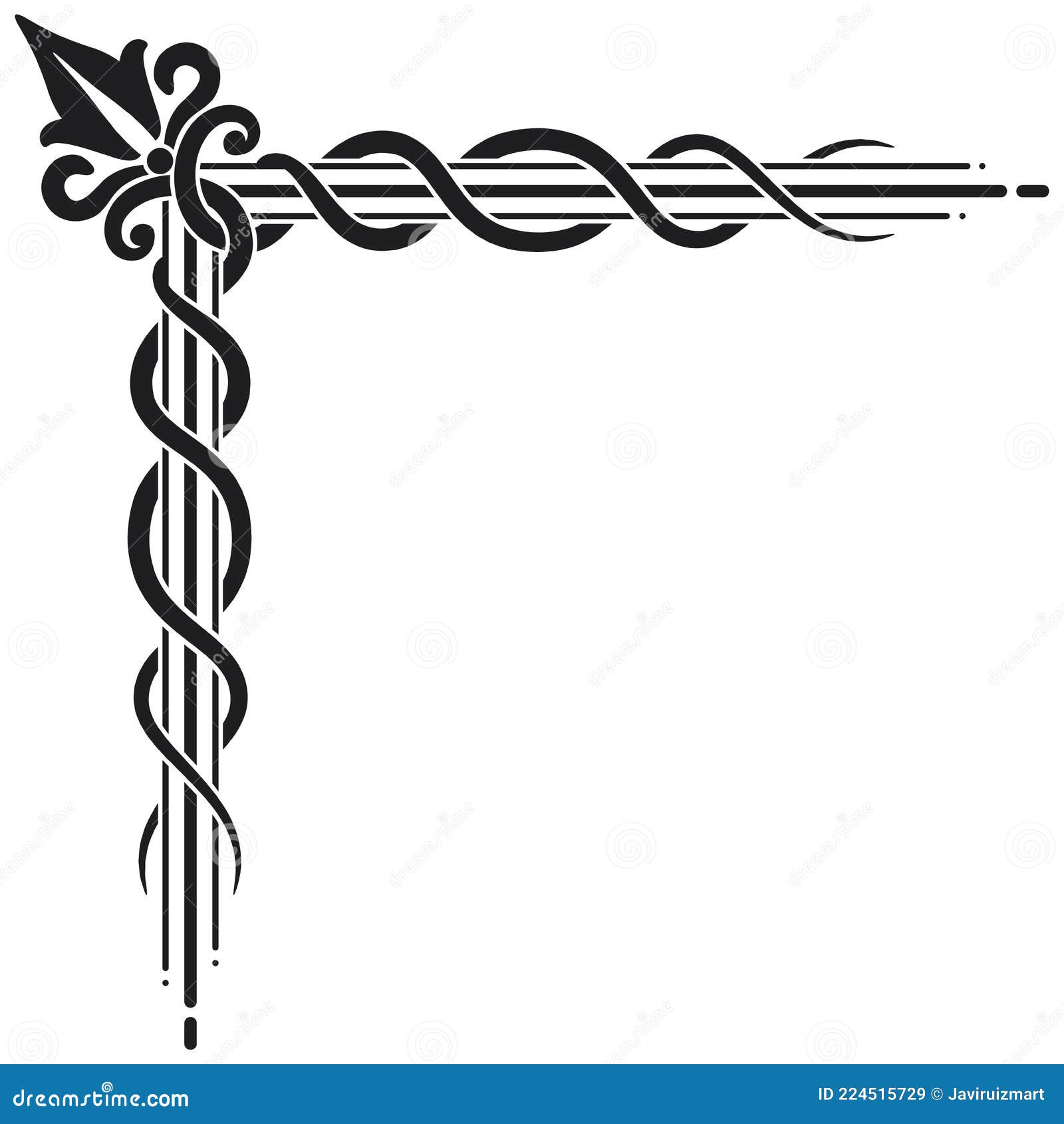 Art Deco style corner stock vector. Illustration of cover - 224515729