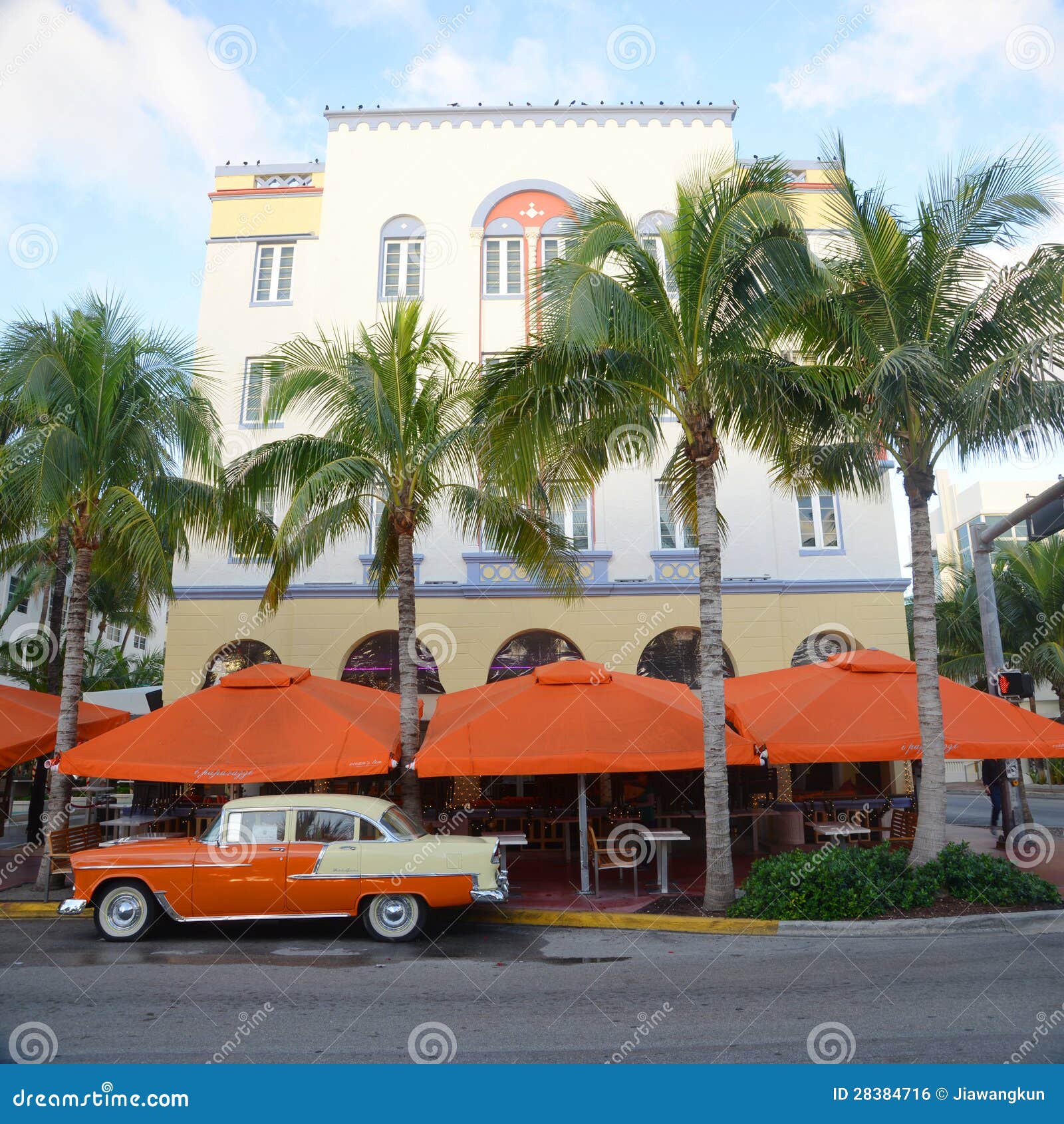 Art Deco Style Edison in Miami Beach, FL, USA Editorial Photo - Image ...