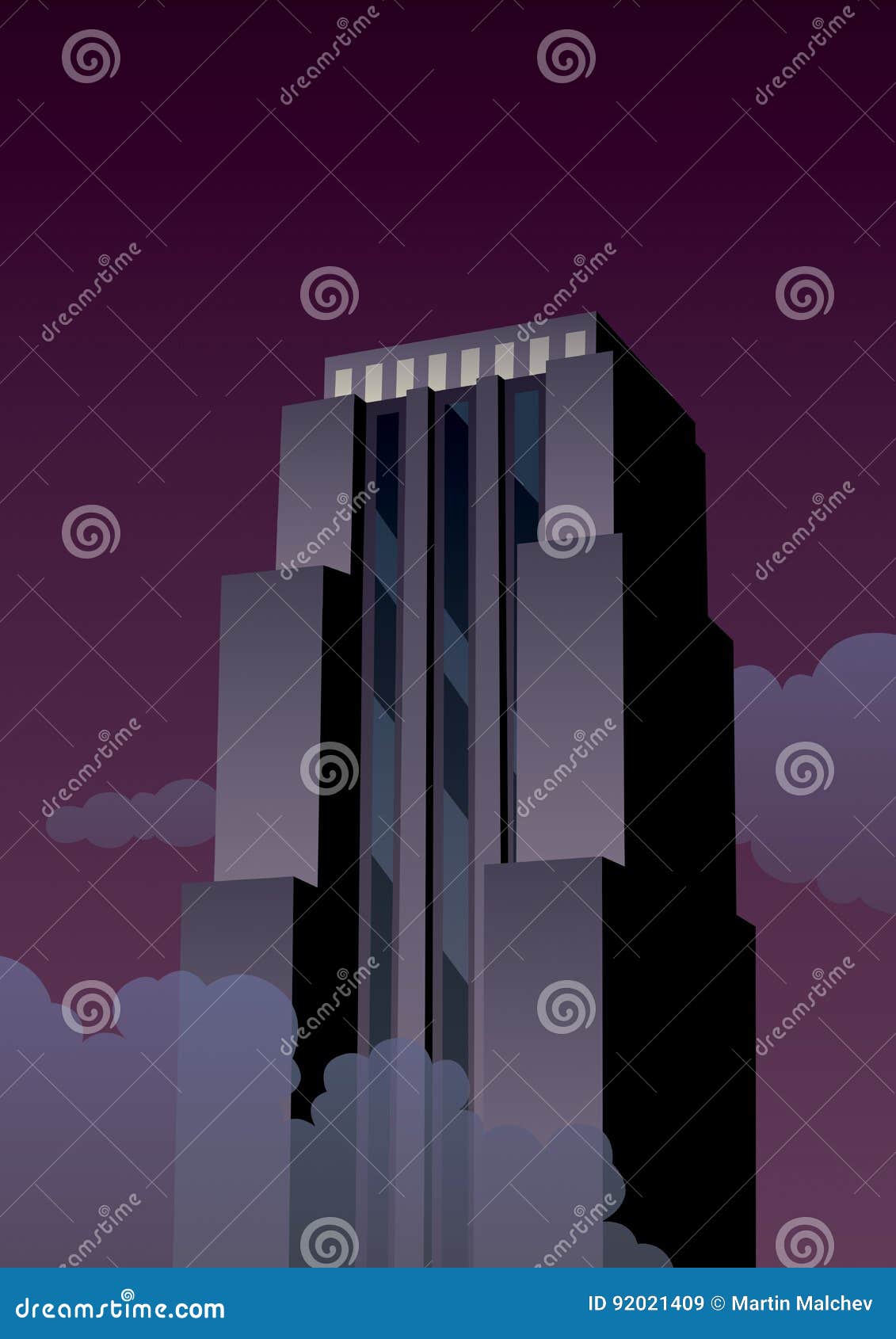Cartoon Skyscraper | CartoonDealer.com #896741