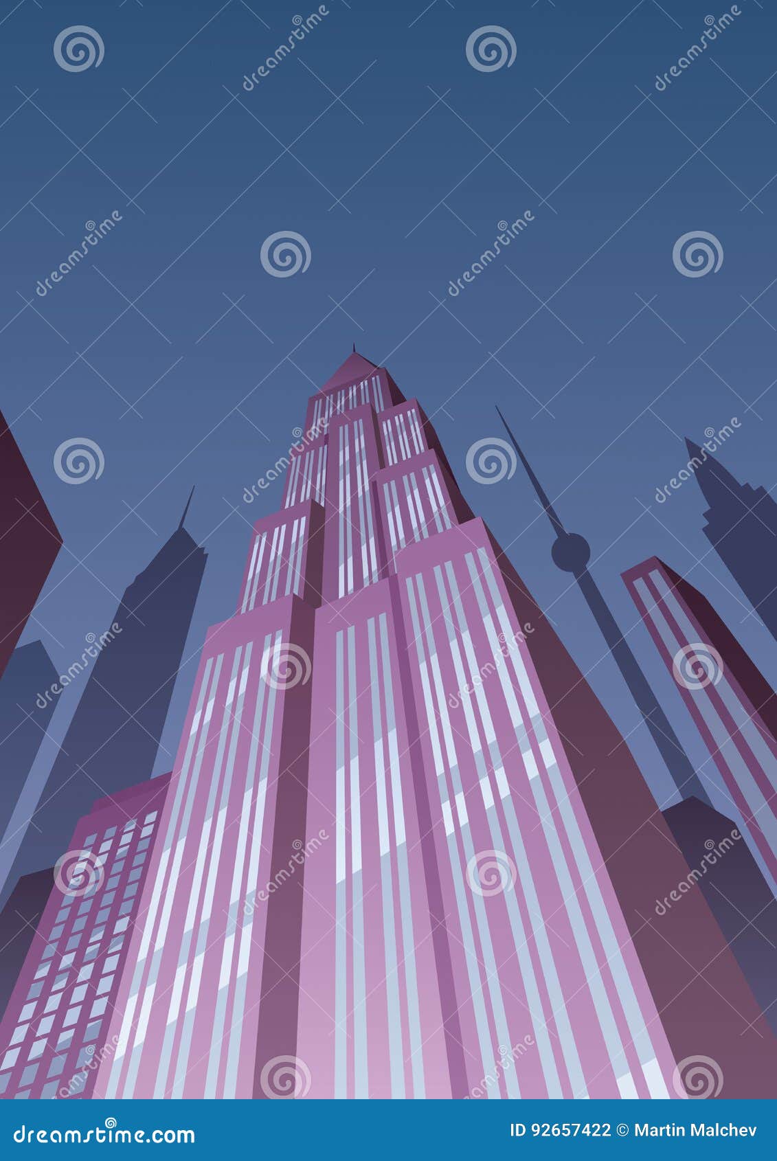 Cartoon Skyscraper | CartoonDealer.com #896741