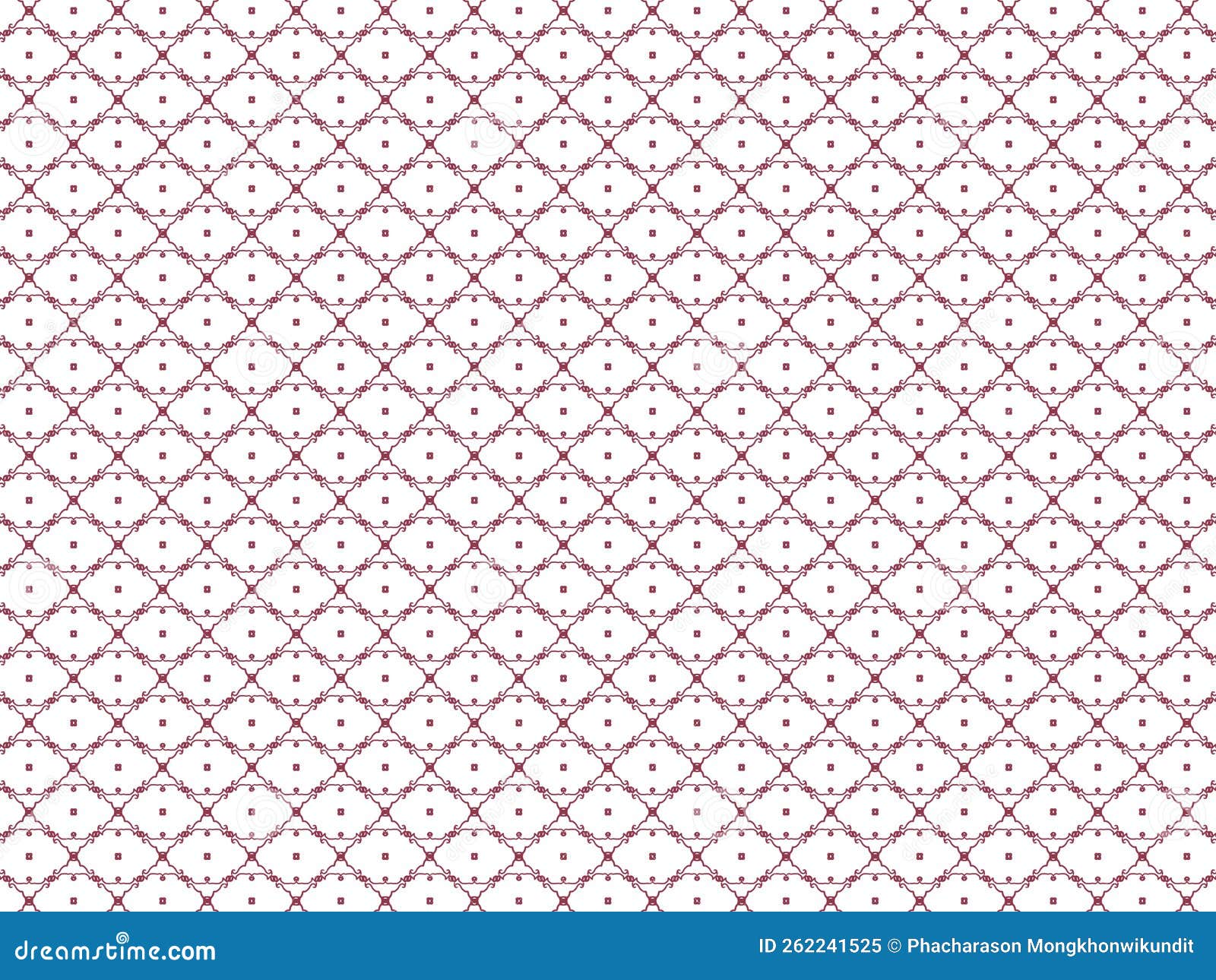 Art Deco Trellis Pattern for Fabric Design Stock Illustration ...