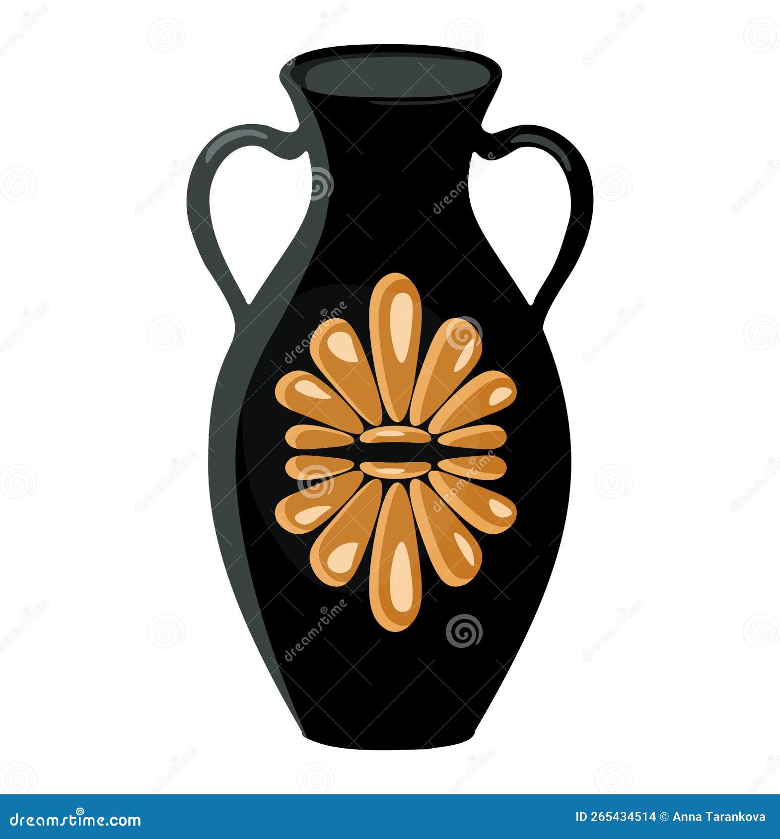Art Deco Vase. Interior Design. Dishes In Art Deco Style. Flower Vase ...