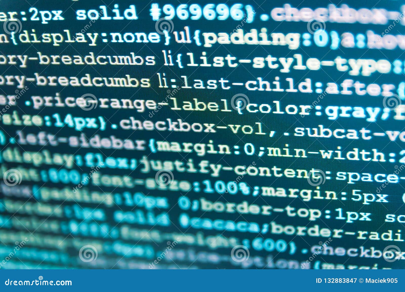 Art Design Website Digital Page. HTML Code on Laptop Screen. Abstract ... Art Design Website Digital Page. HTML Code on Laptop Screen. Abstract ...