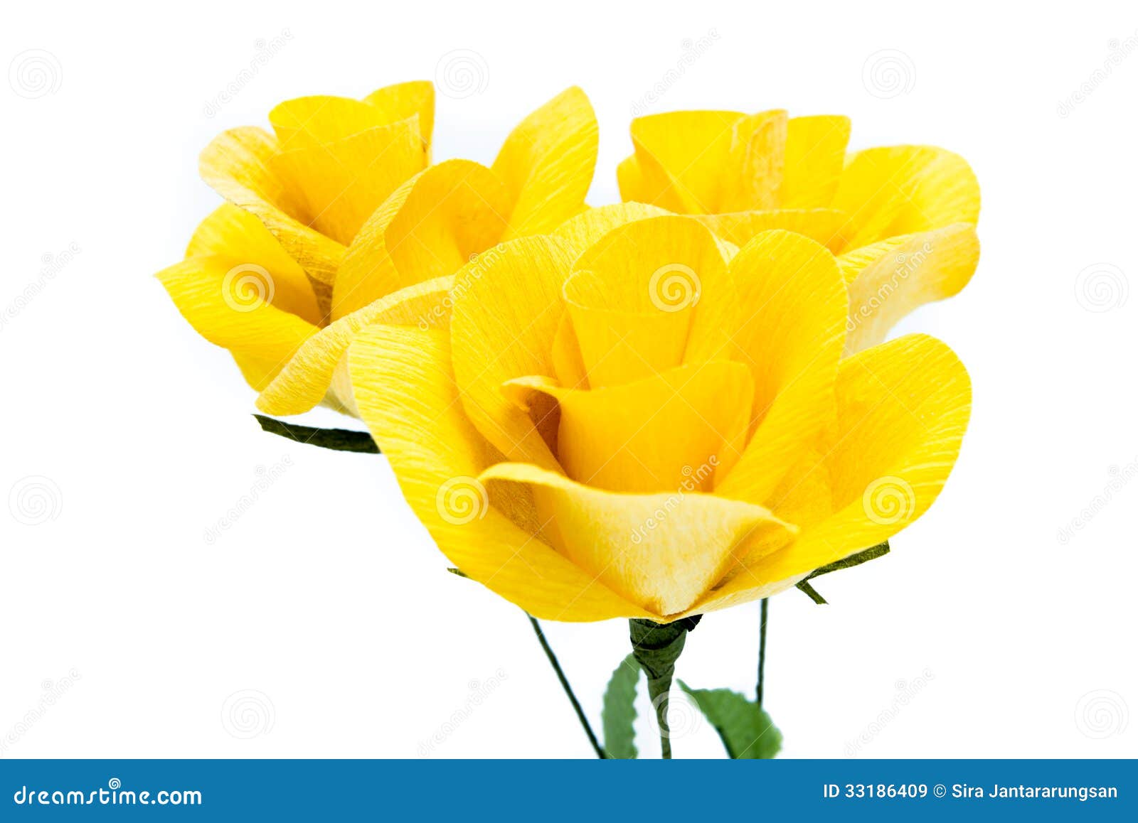 Art Design Yellow Rose Paper Stock Image - Image of background ...
