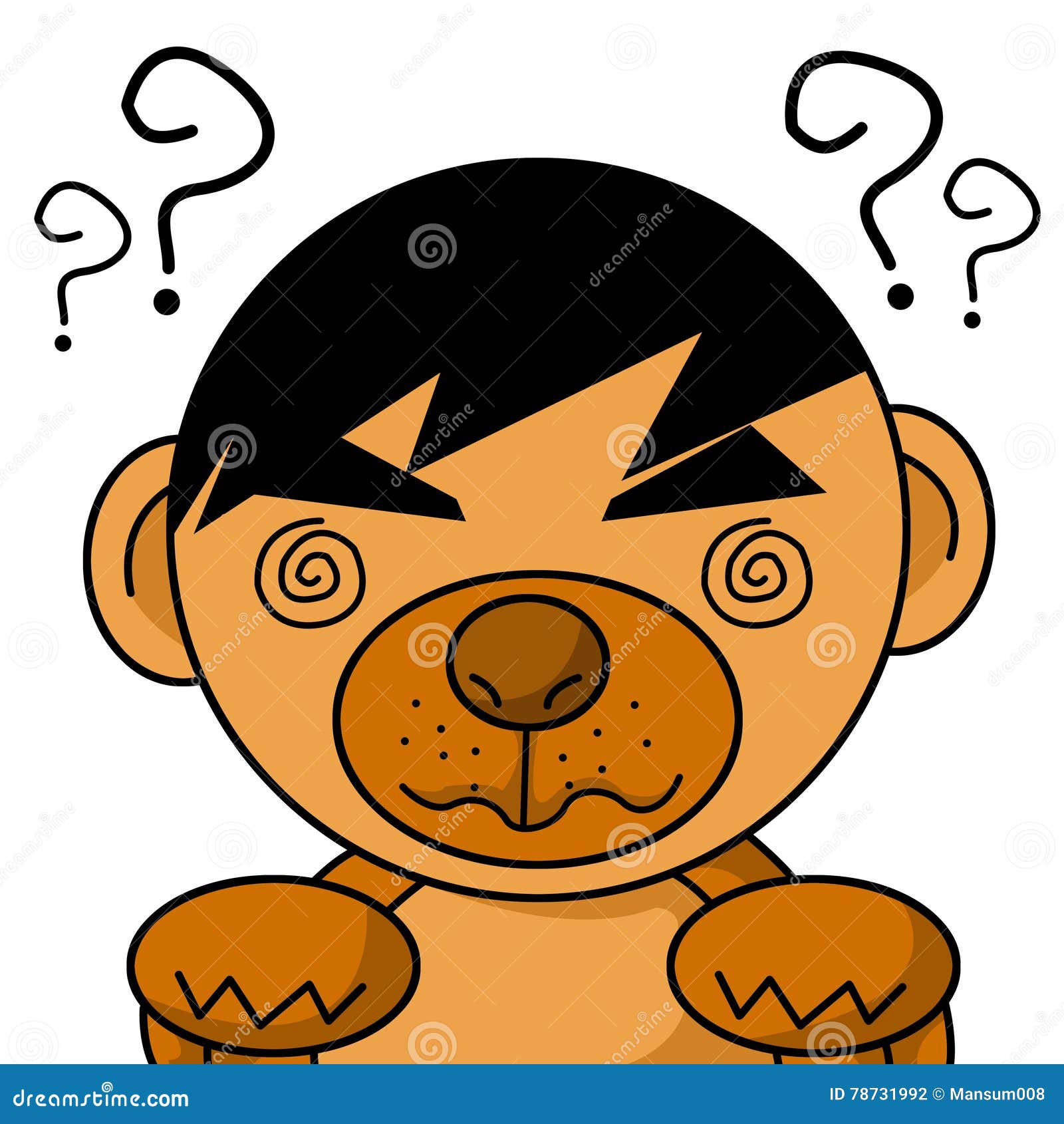 Art Dog Cartoon Illustration Stock Illustration - Illustration of ...