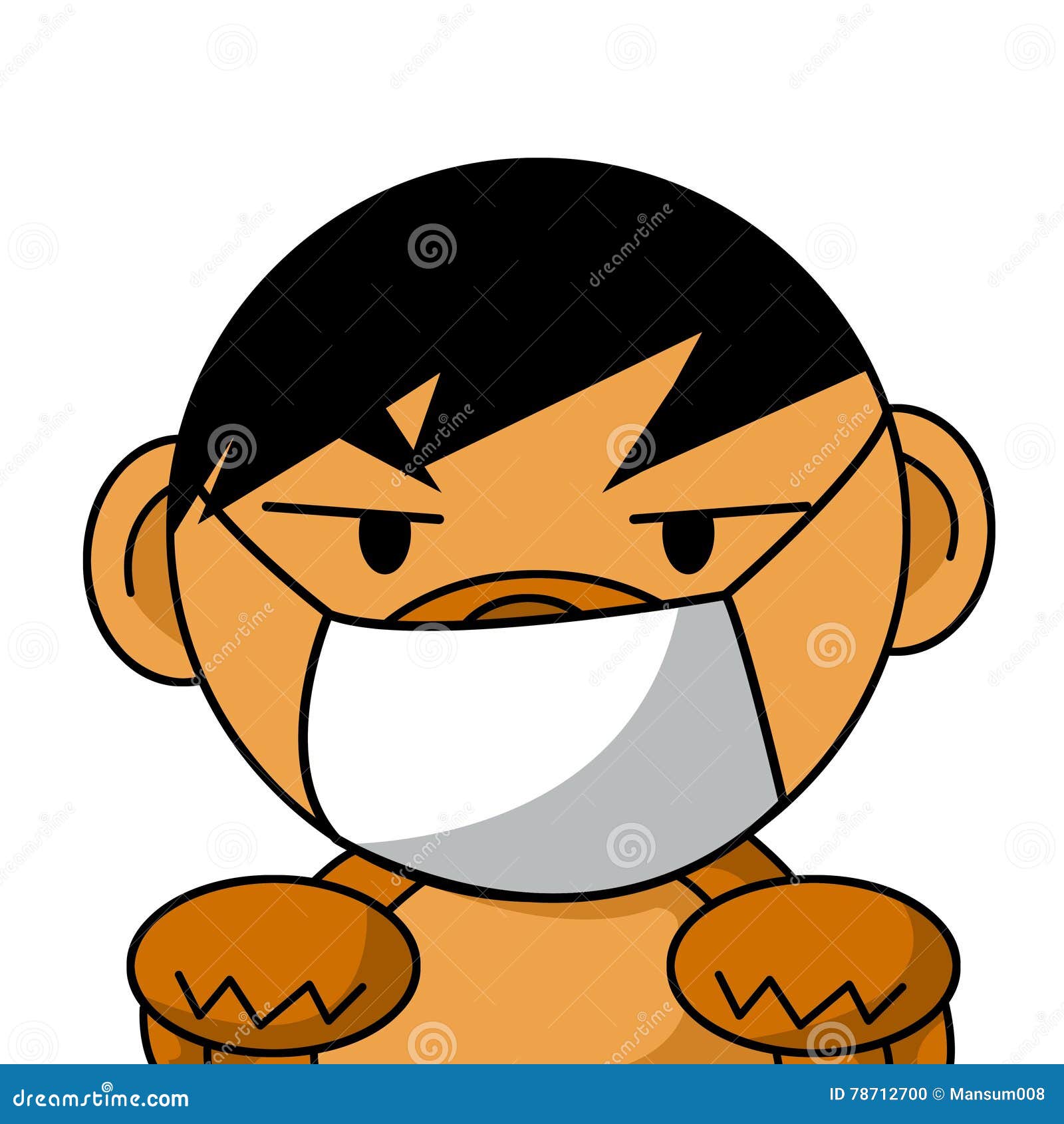 Art dog sick cartoon stock illustration. Illustration of drawing - 78712700