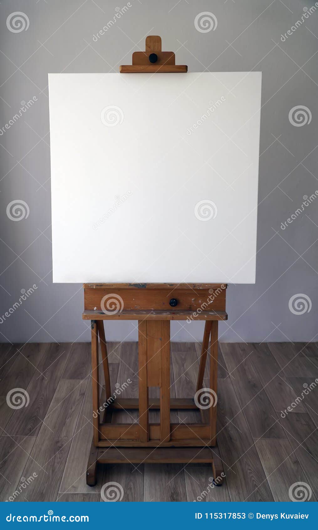 Art Easel with Empty Canvas. Stock Image - Image of class, artwork ... Art Easel with Empty Canvas. Stock Image - Image of class, artwork ...