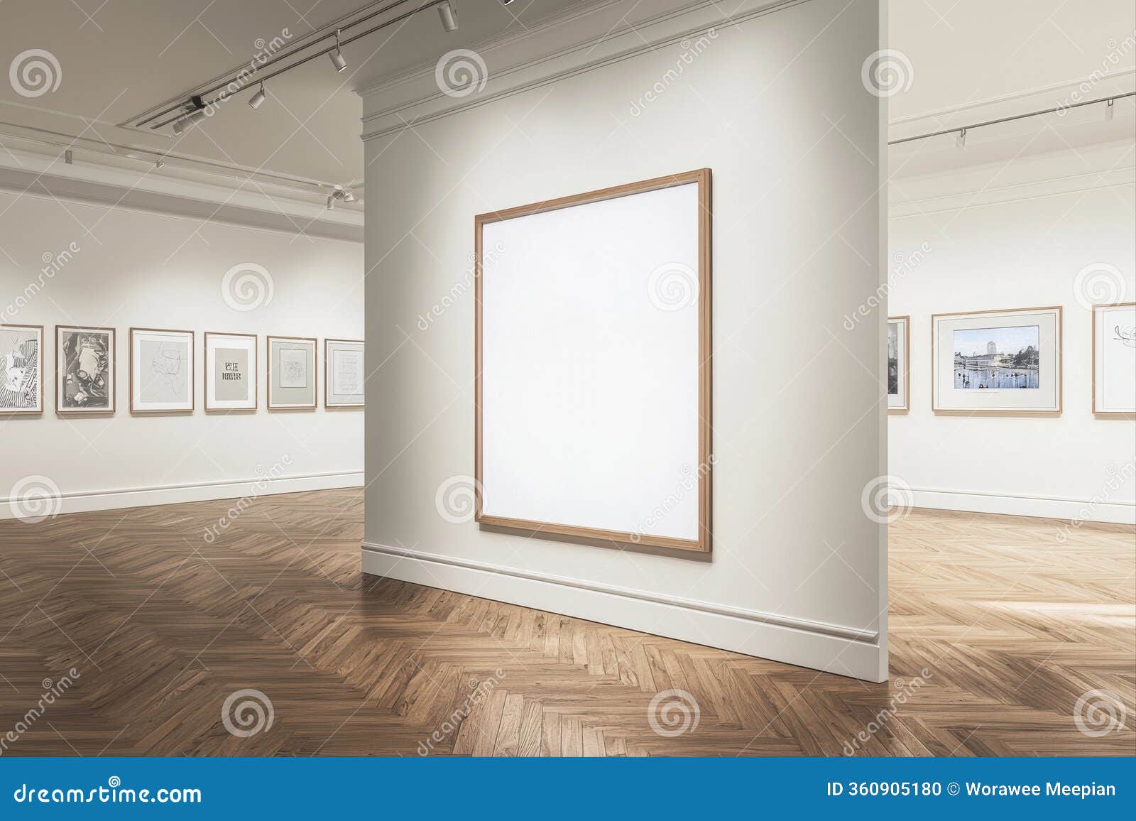 Art Exhibition Curated Space Gallery Visual Art Modern Environment ...