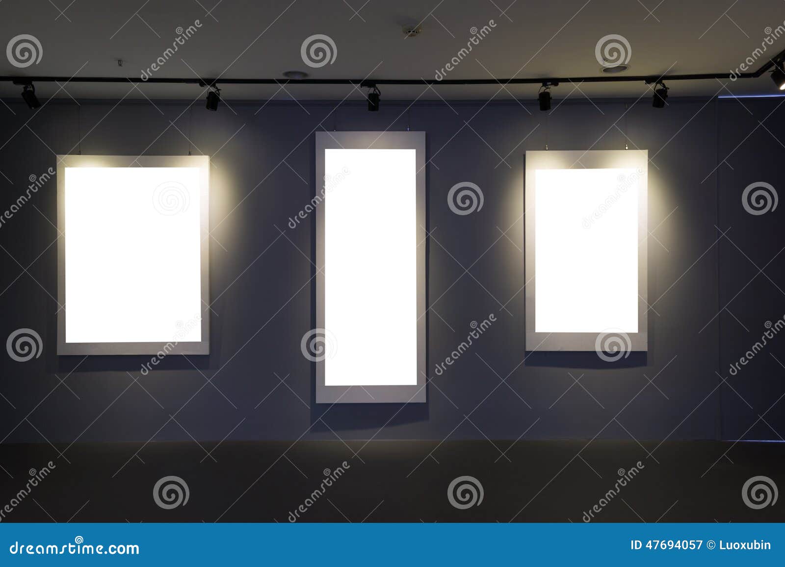Art exhibition stock image. Image of frame, decor, light - 47694057