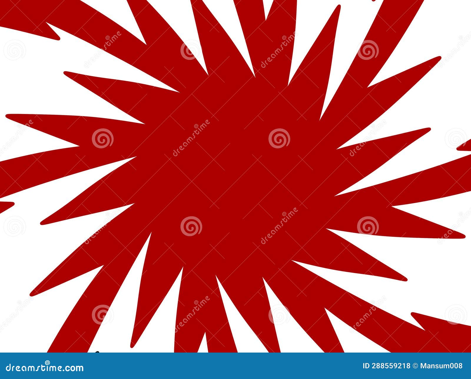 Art Explosion of the Red Star Stock Illustration - Illustration of ...