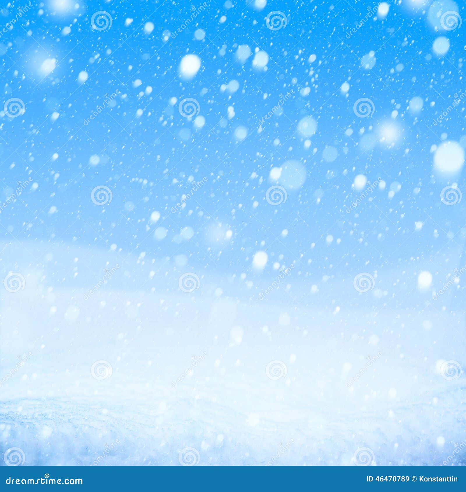 Art Falling Snow Blue Background Stock Illustration - Illustration of ...