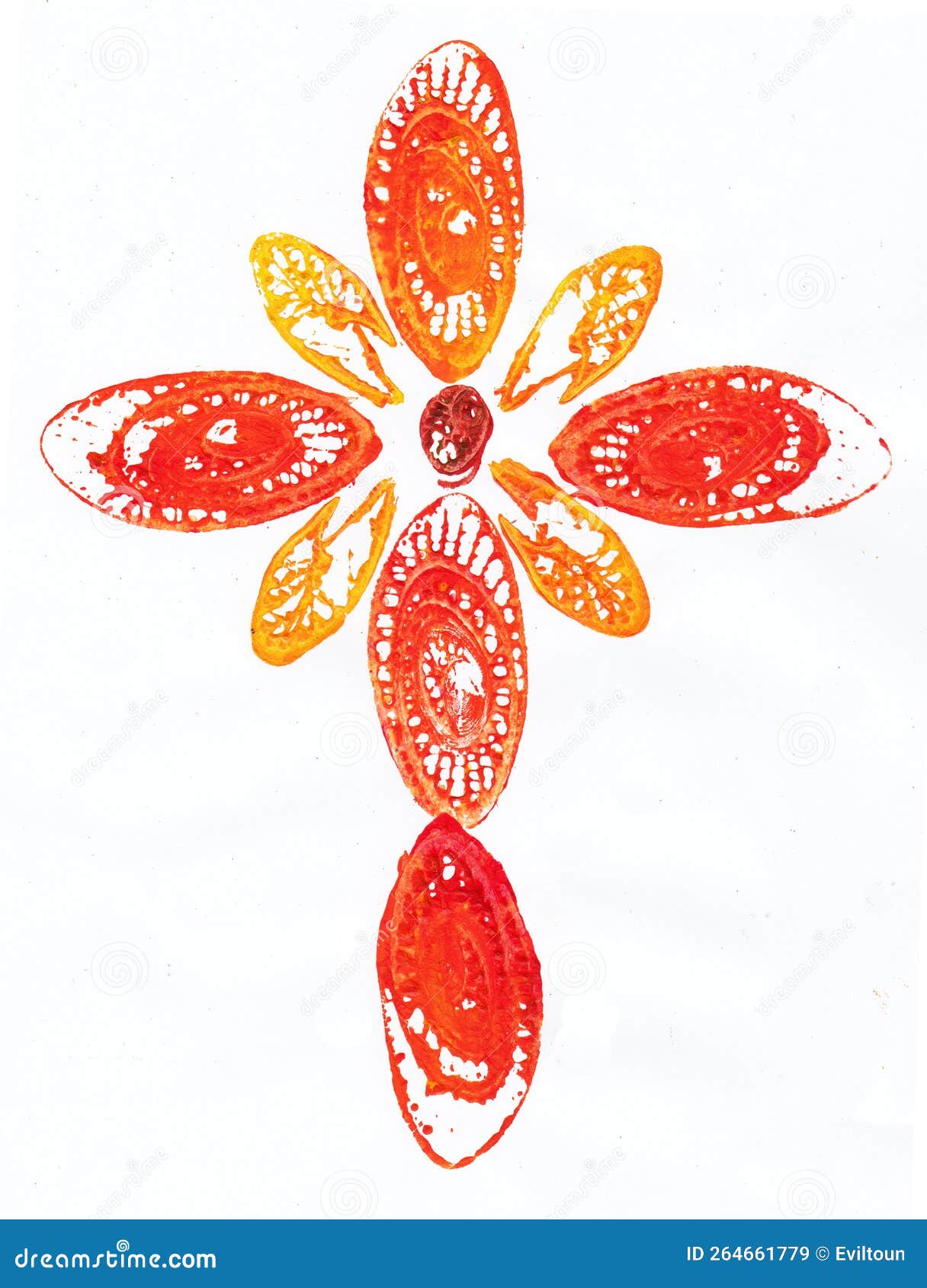 Art fancy cross. stock illustration. Illustration of layout - 264661779