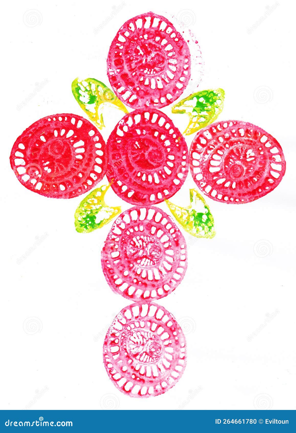 Art fancy cross. stock illustration. Illustration of drawing - 264661780