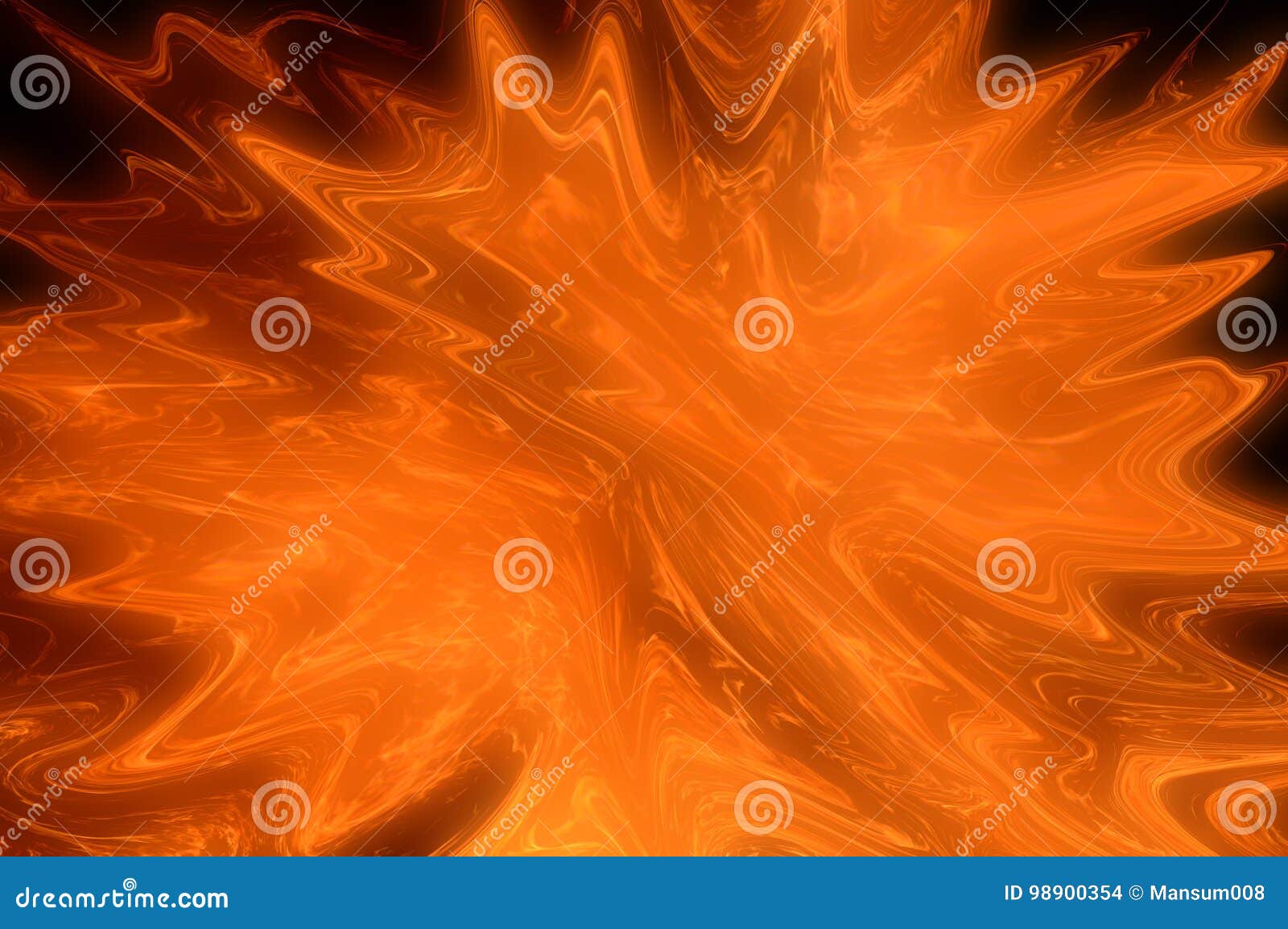 Fire Abstract Illustration Background Stock Illustration - Illustration ...