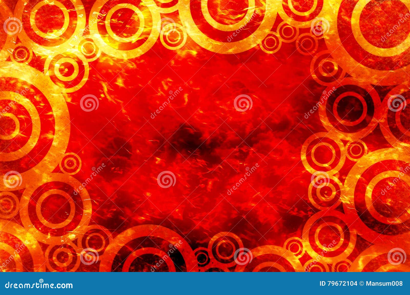 Art Fire Abstract Pattern Background Stock Illustration - Illustration ...