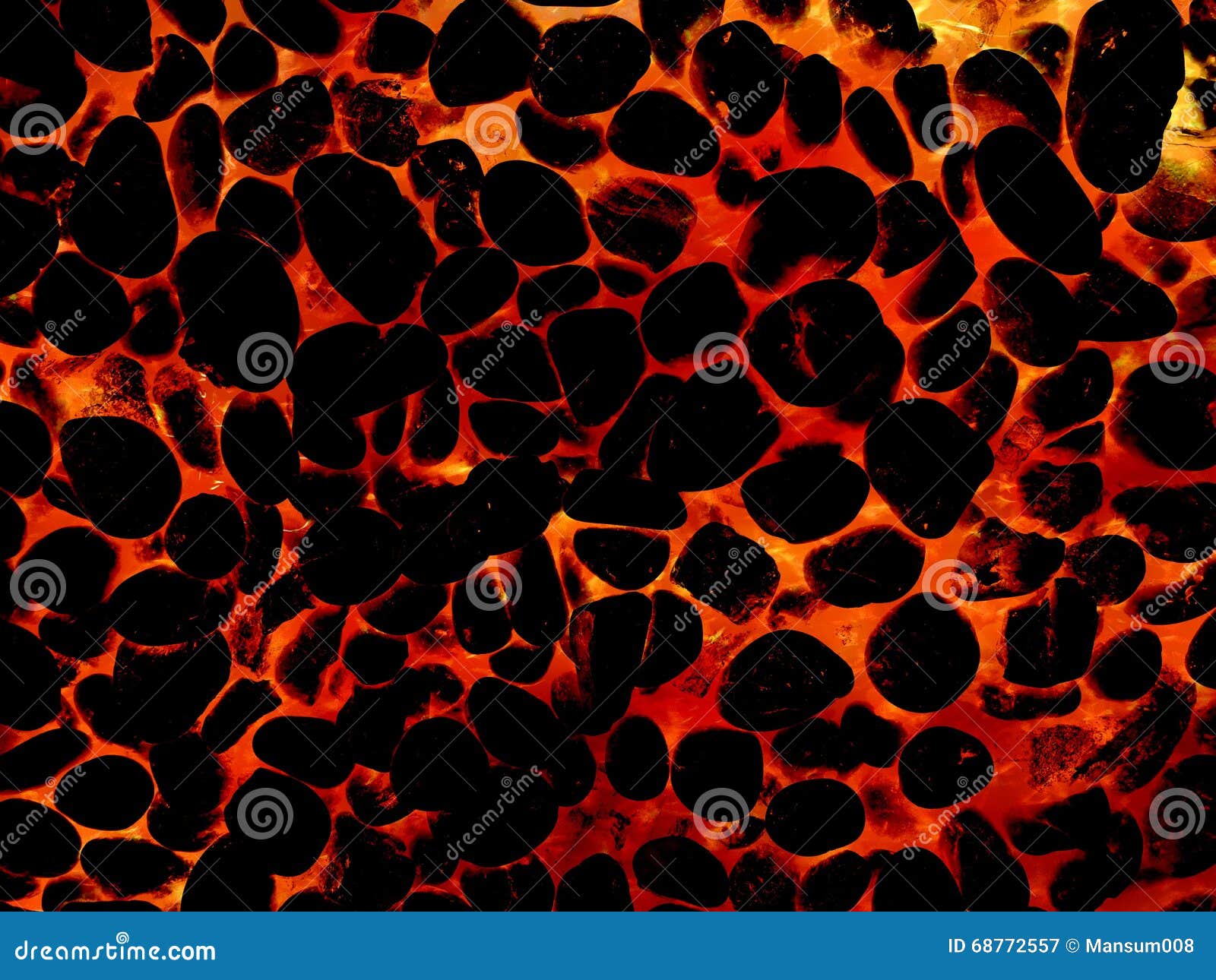 Art Fire Lava Pattern Background Stock Illustration - Illustration of ...