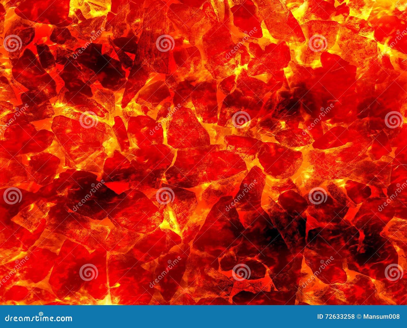 Art Fire Lava Pattern Background Stock Illustration - Illustration of ...