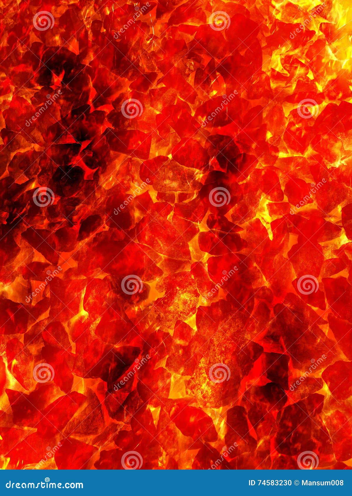 Art Fire Lava Pattern Background Stock Illustration - Illustration of ...