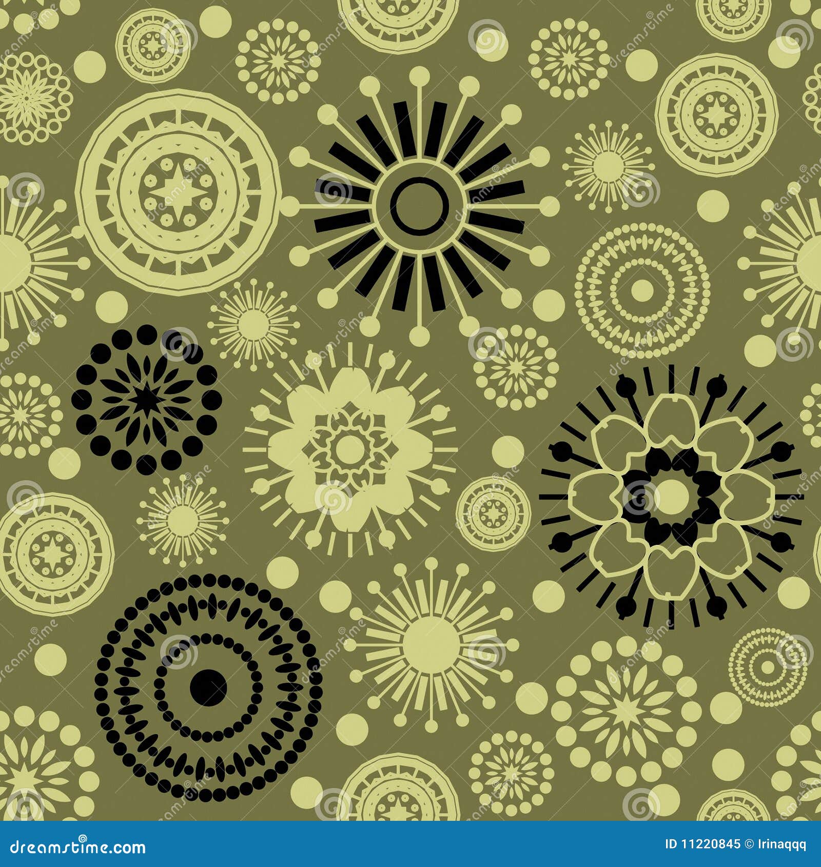 Art floral pattern stock vector. Illustration of line - 11220845