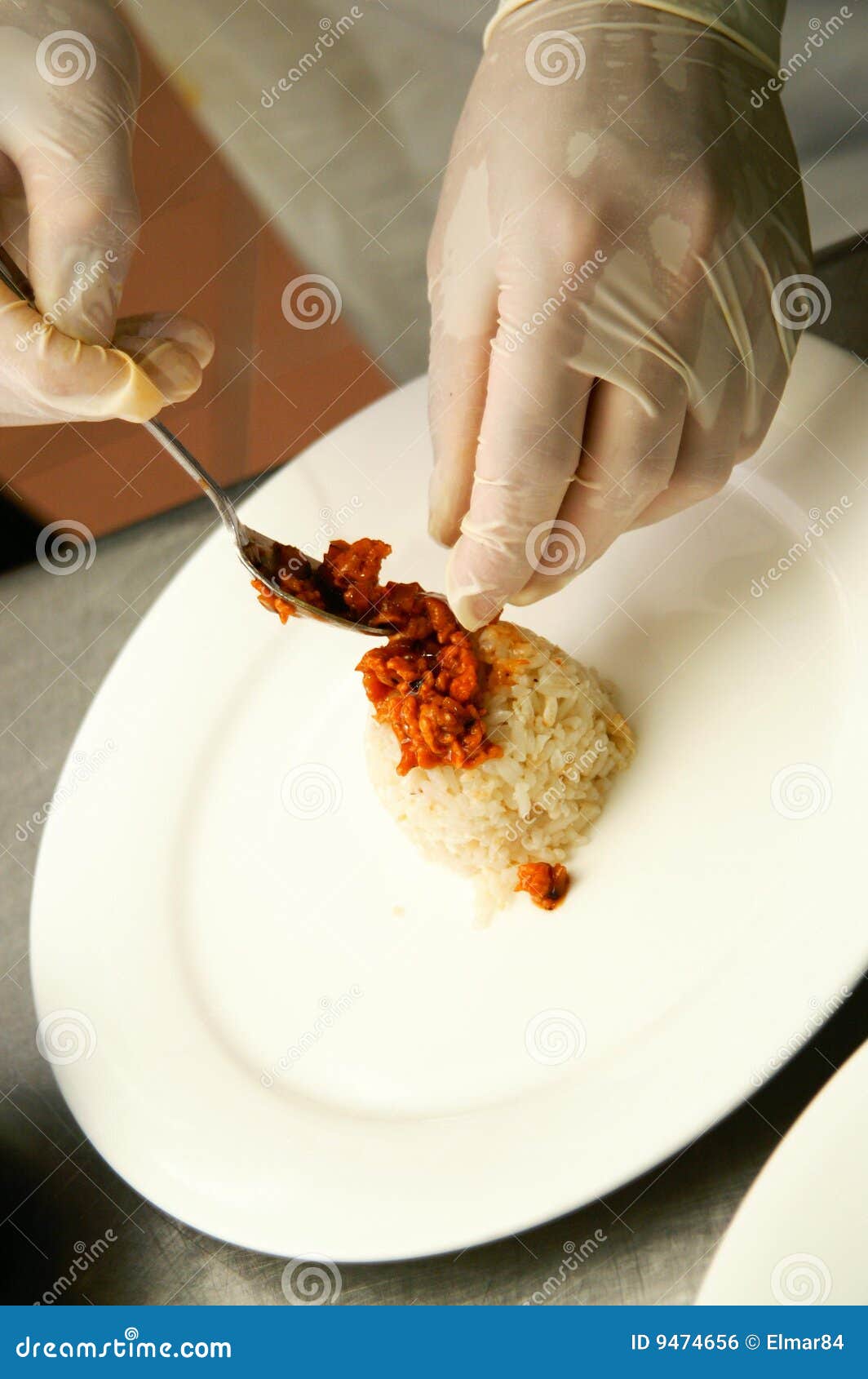 Art of Food Styling stock photo. Image of spoon, glove - 9474656