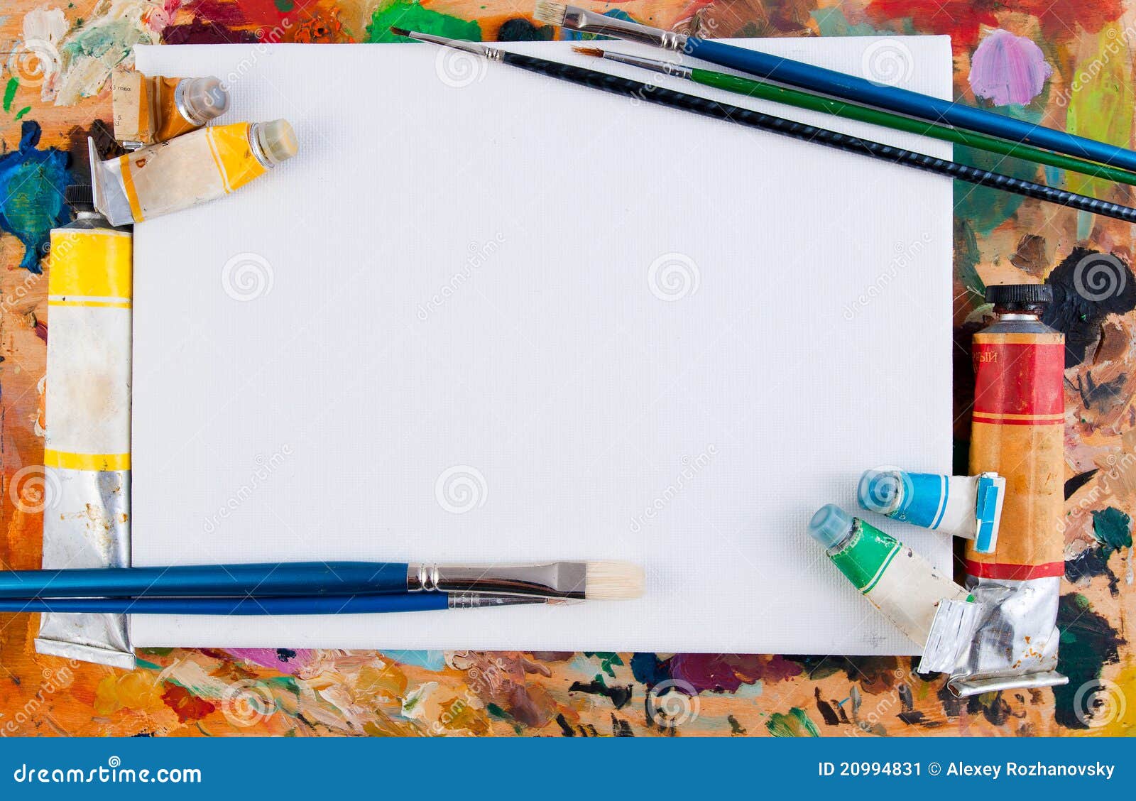 Art frame stock image. Image of lifestyle, palette, clipart - 20994831