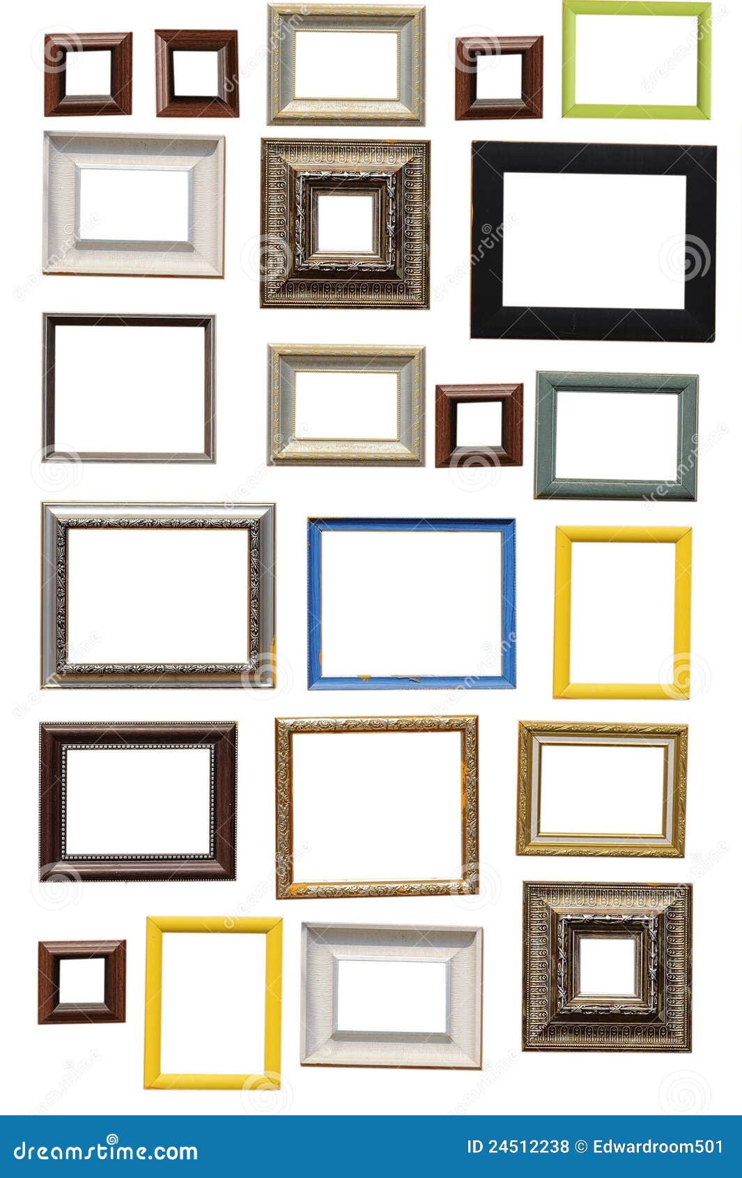 Art frame stock photo. Image of isolated, detail, deco - 24512238