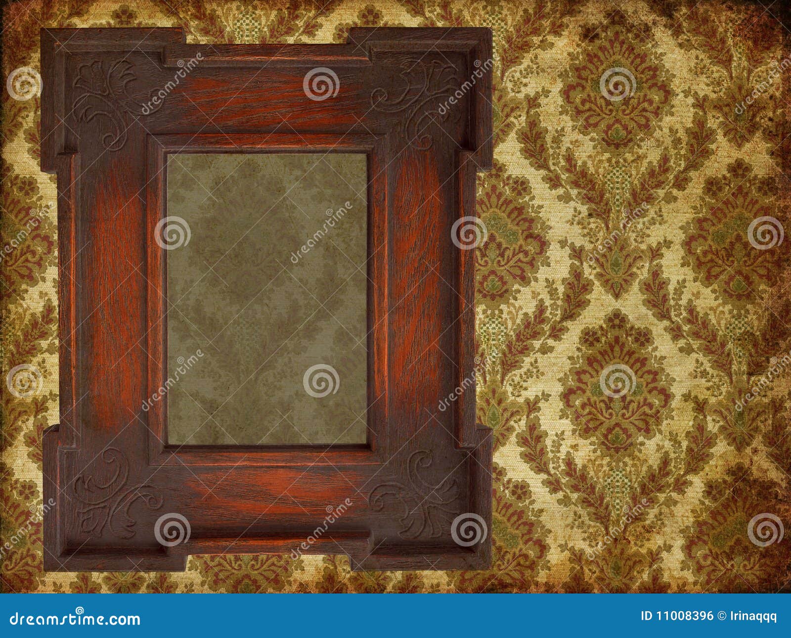 Art frame on paper stock illustration. Illustration of room - 11008396