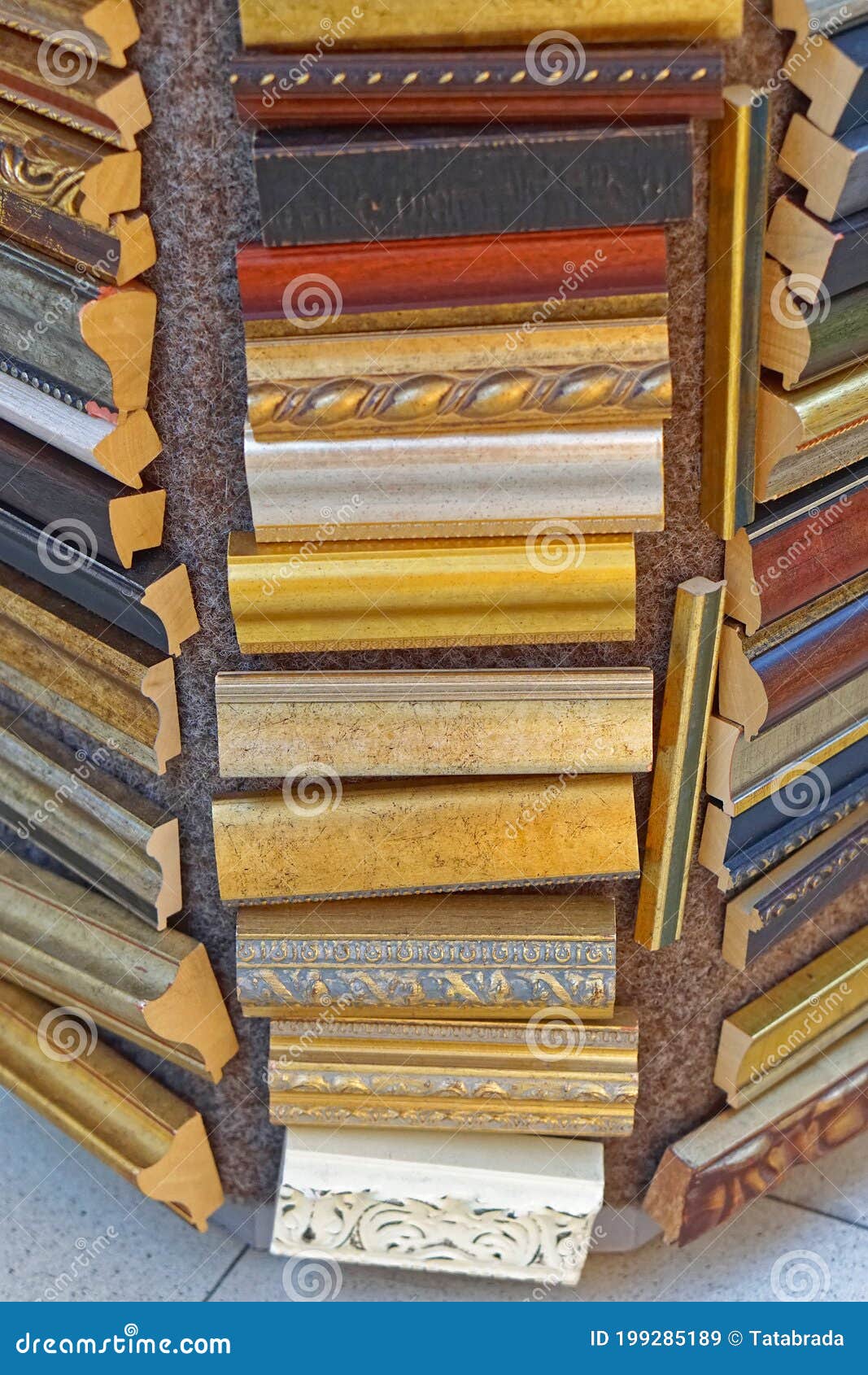 Art frame stock image. Image of samples, colourful, vintage - 199285189