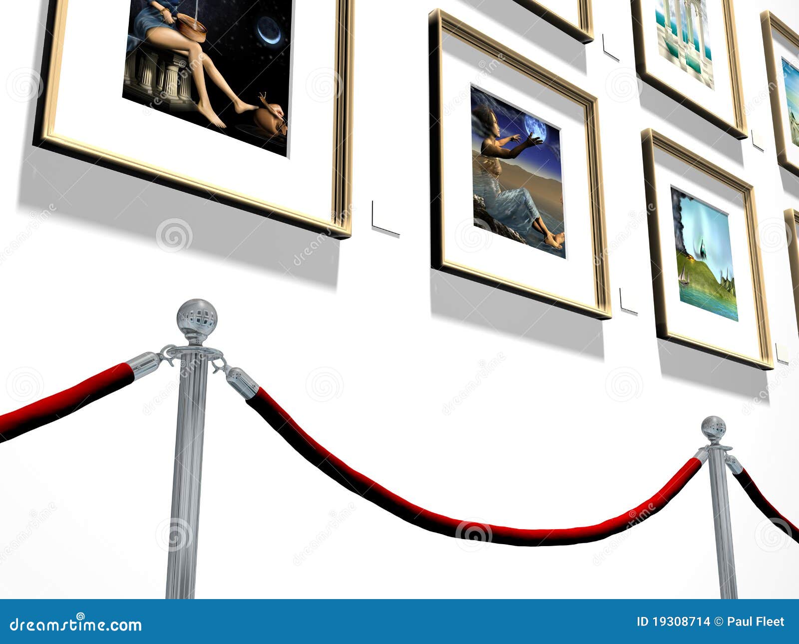 Art gallery stock illustration. Illustration of gallery - 19308714