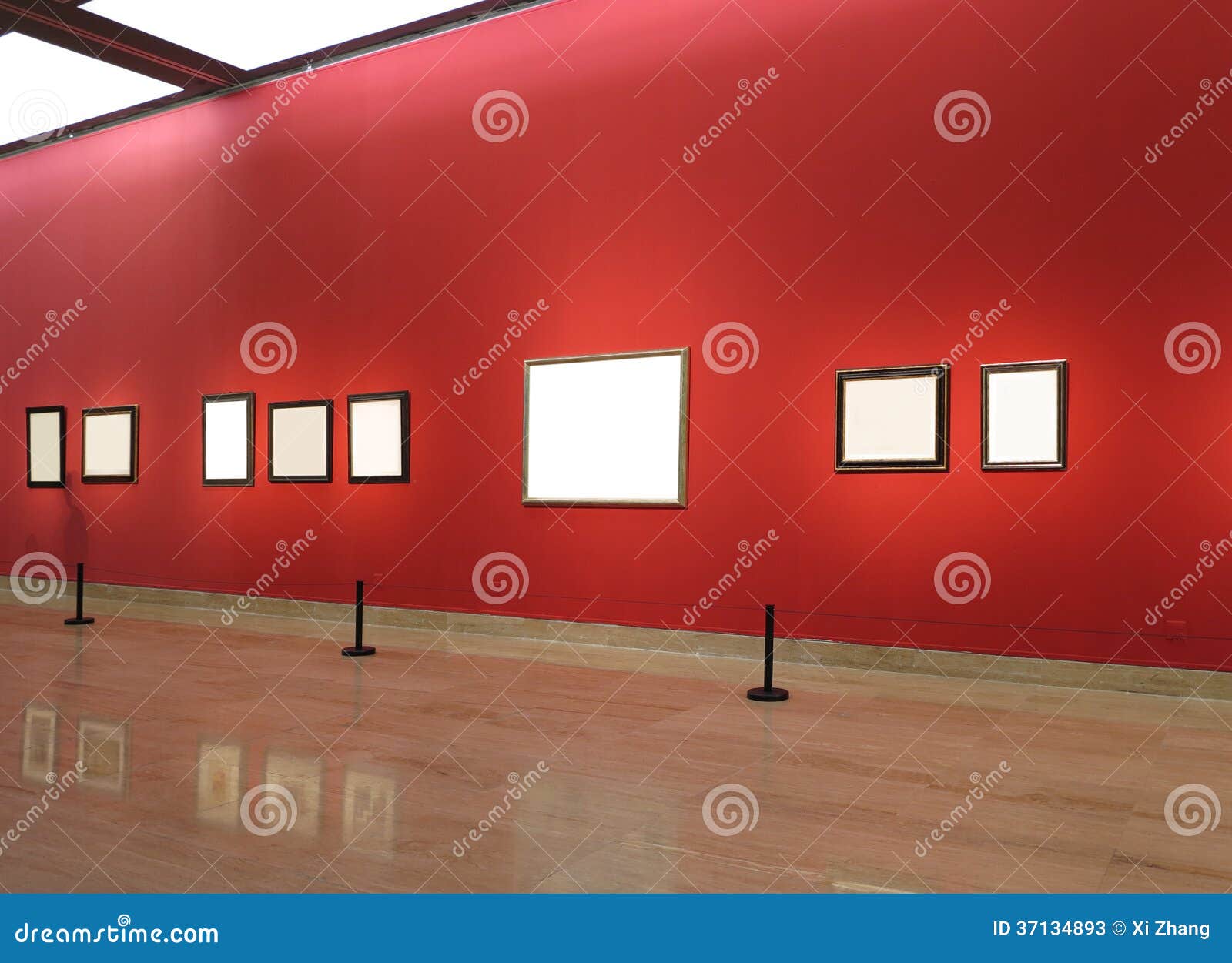 Art gallery stock image. Image of copy, illuminated, objects - 37134893