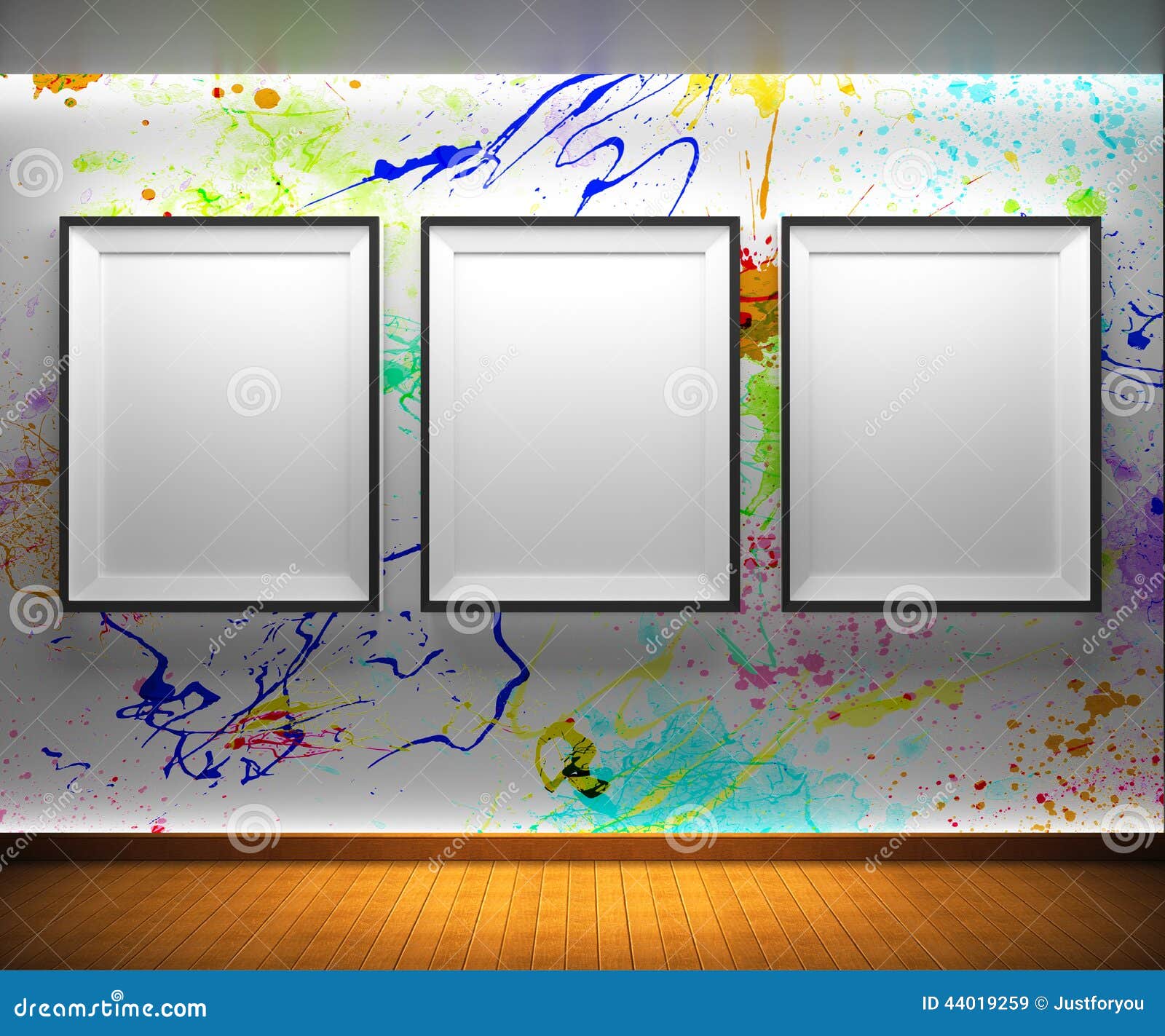 Art gallery stock illustration. Illustration of magazine - 44019259