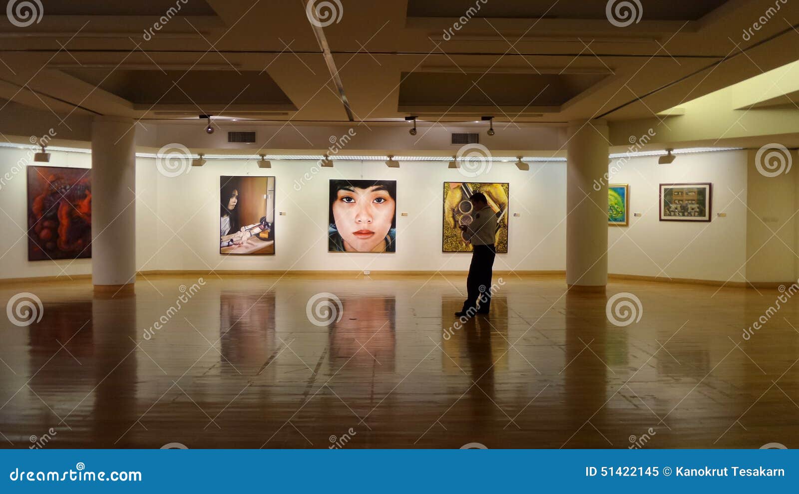 Art gallery hall editorial image. Image of watching, interesting - 51422145