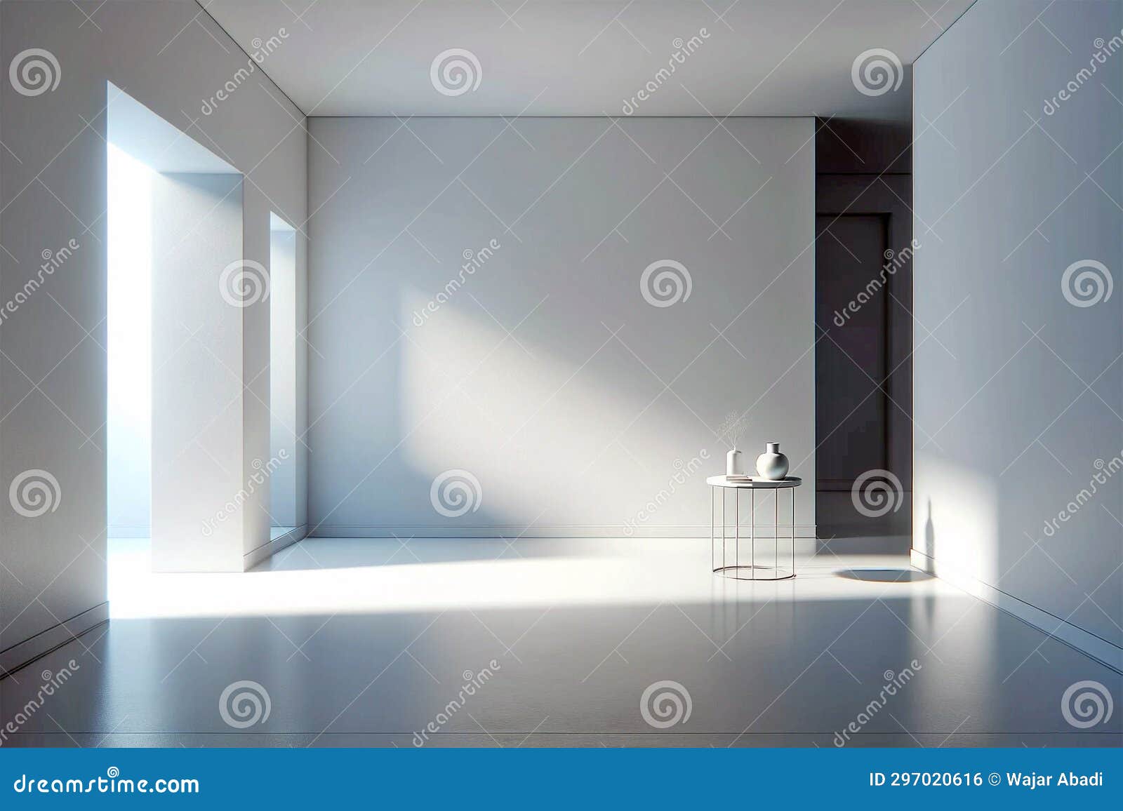 Art Gallery Interior Design for Presentation, Photography. Exhibition ...