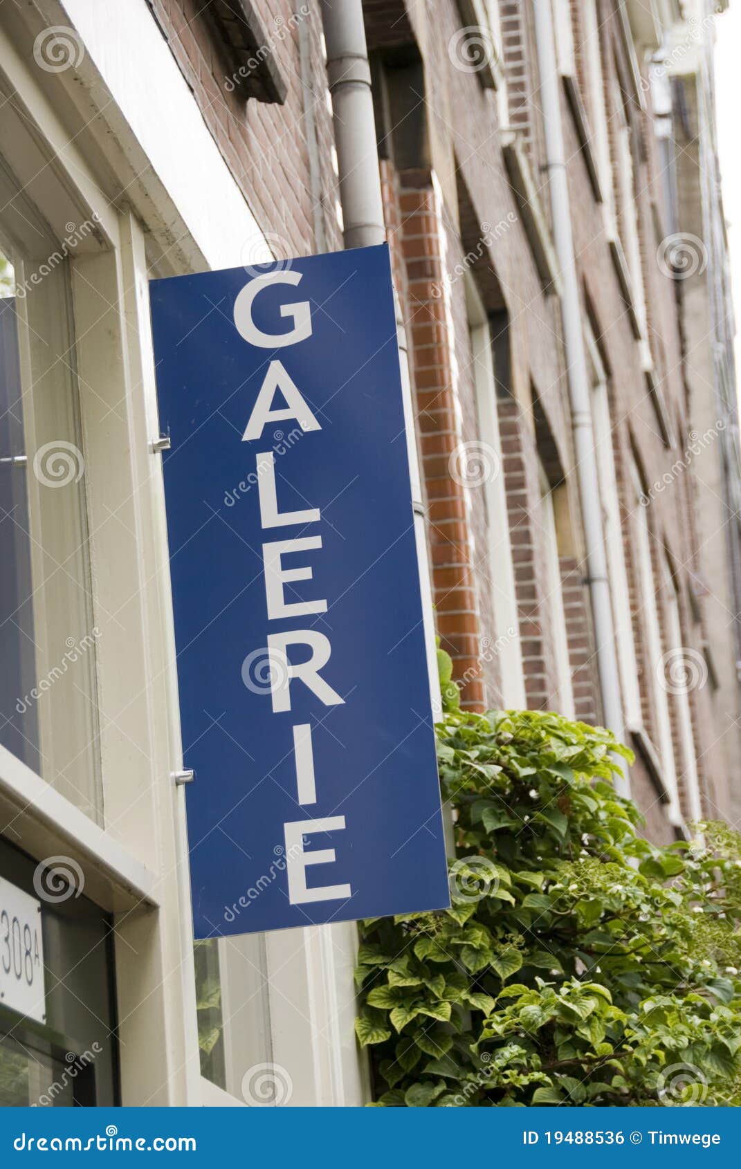 Art gallery sign stock photo. Image of amsterdam, galerie - 19488536