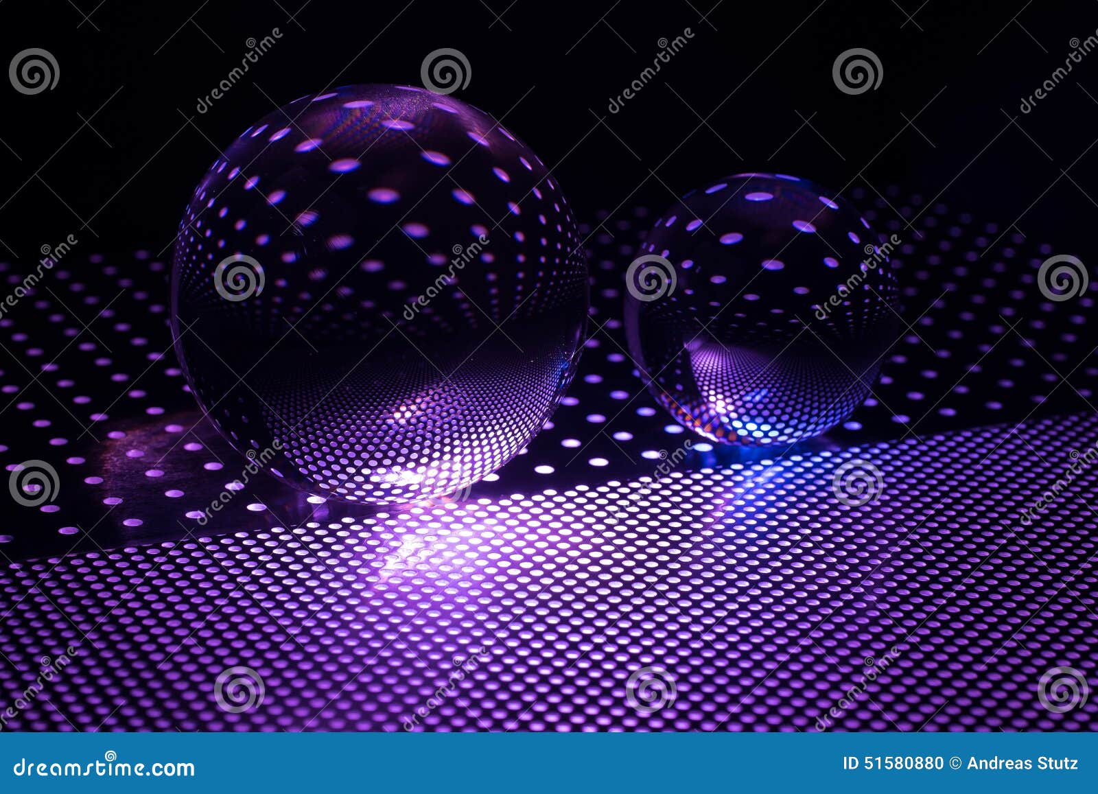 Art glass ball stock photo. Image of crystal, perforated - 51580880