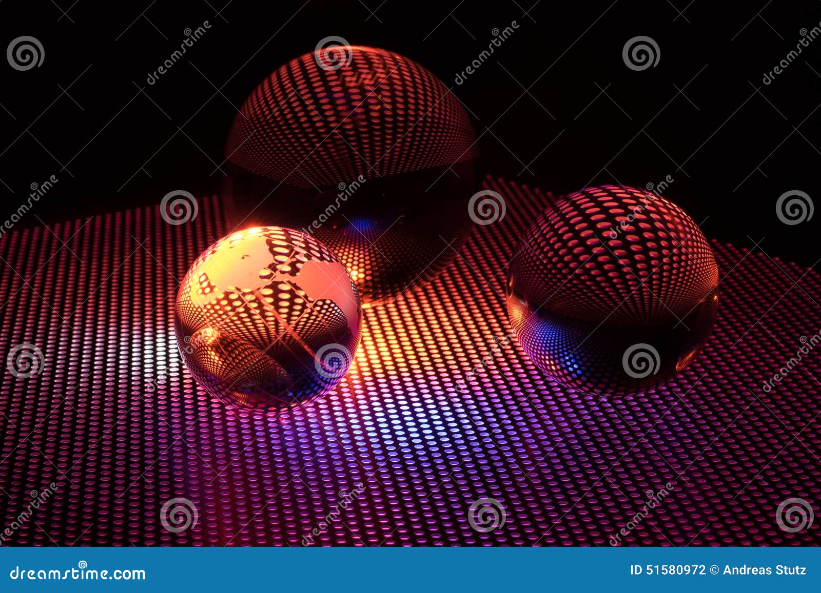 Art glass ball stock photo. Image of pattern, crystal - 51580972